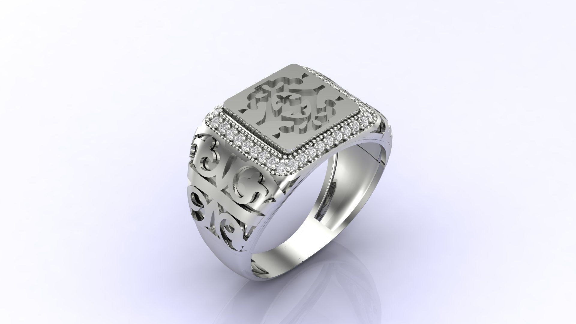 605 Gents Rings Models Bulk Collection STL 3DM Diamond Models 3D model ...