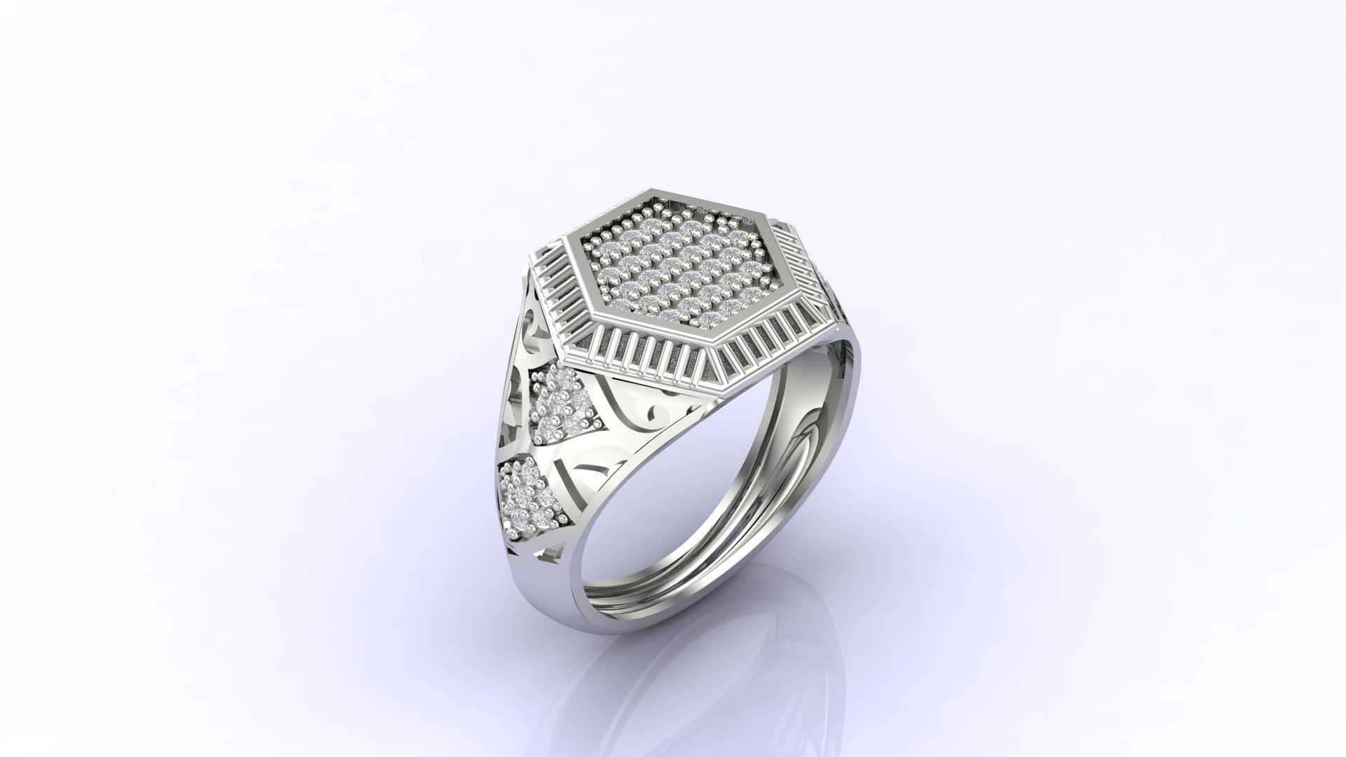 605 Gents Rings Models Bulk Collection STL 3DM Diamond Models 3D model ...