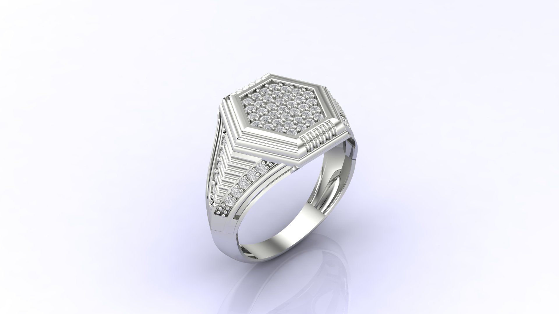 605 Gents Rings Models Bulk Collection STL 3DM Diamond Models 3D model ...