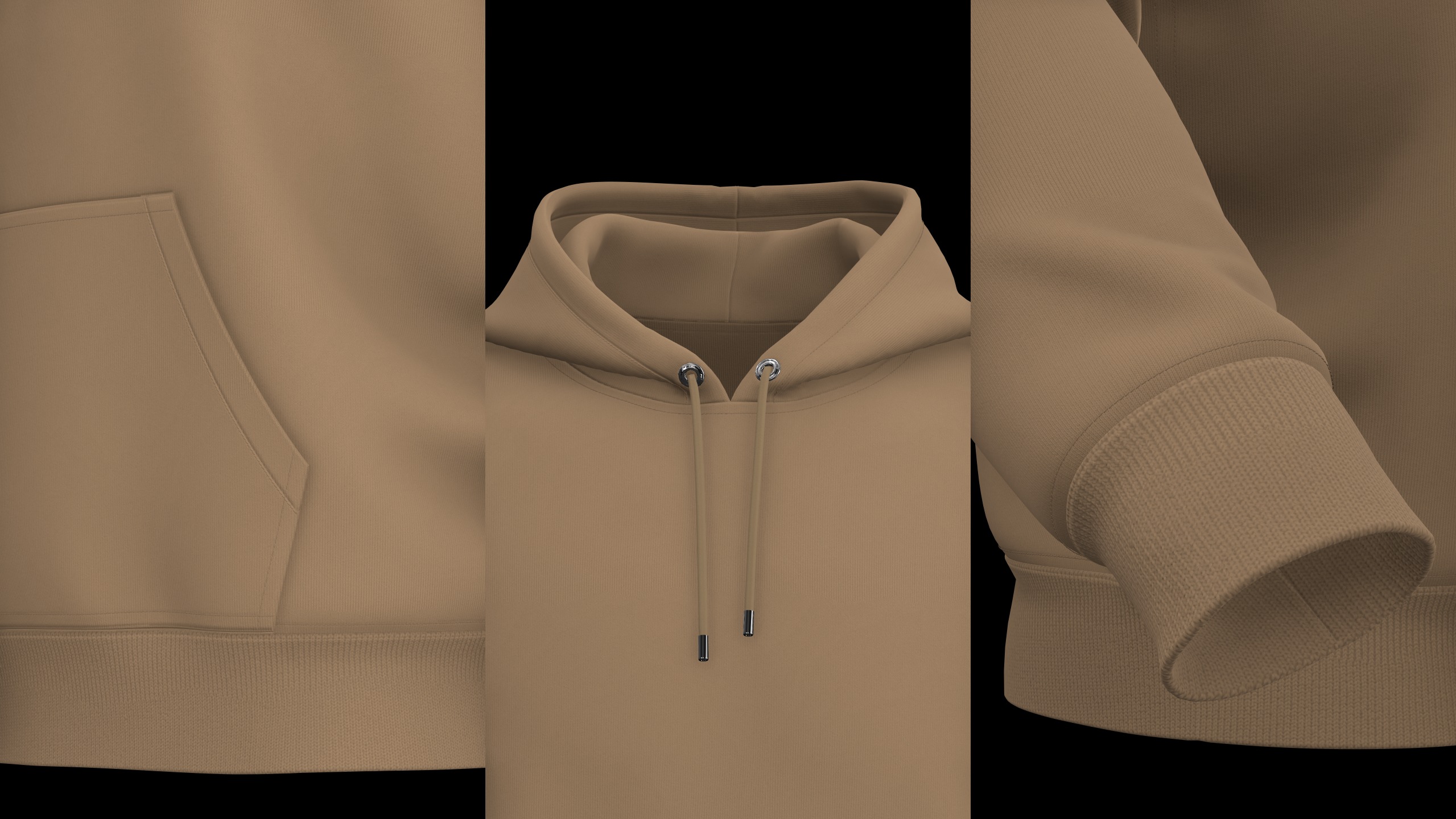 BASIC MALE HOODIE metahuman highpoly 3D model | CGTrader