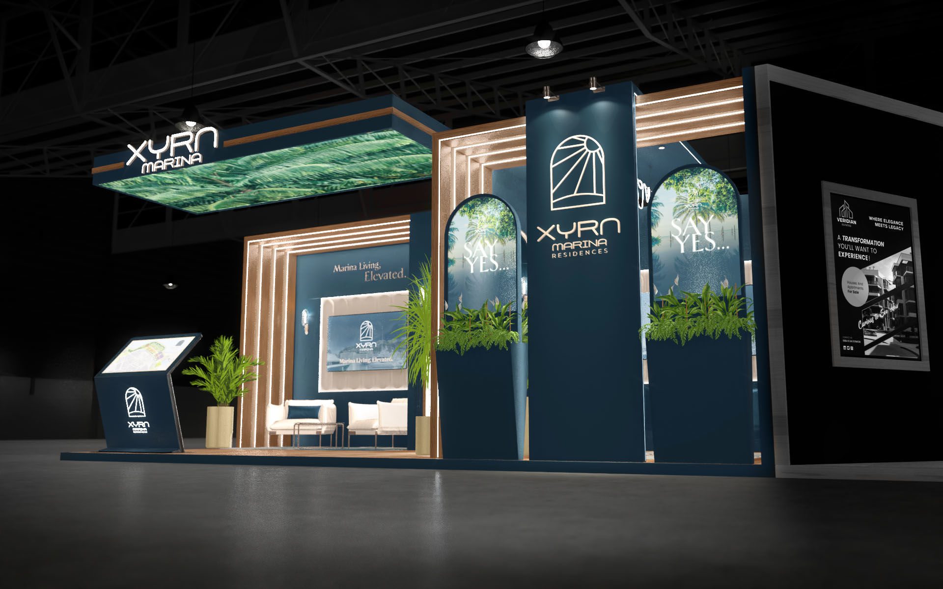 Real Estate Exhibition Stand 3D model | CGTrader