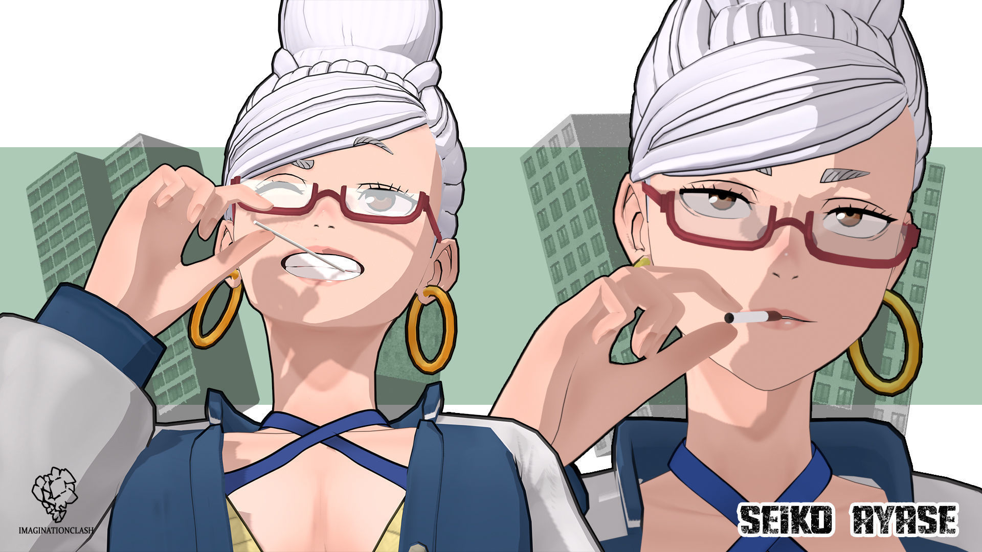 Seiko Ayase 3D model rigged | CGTrader