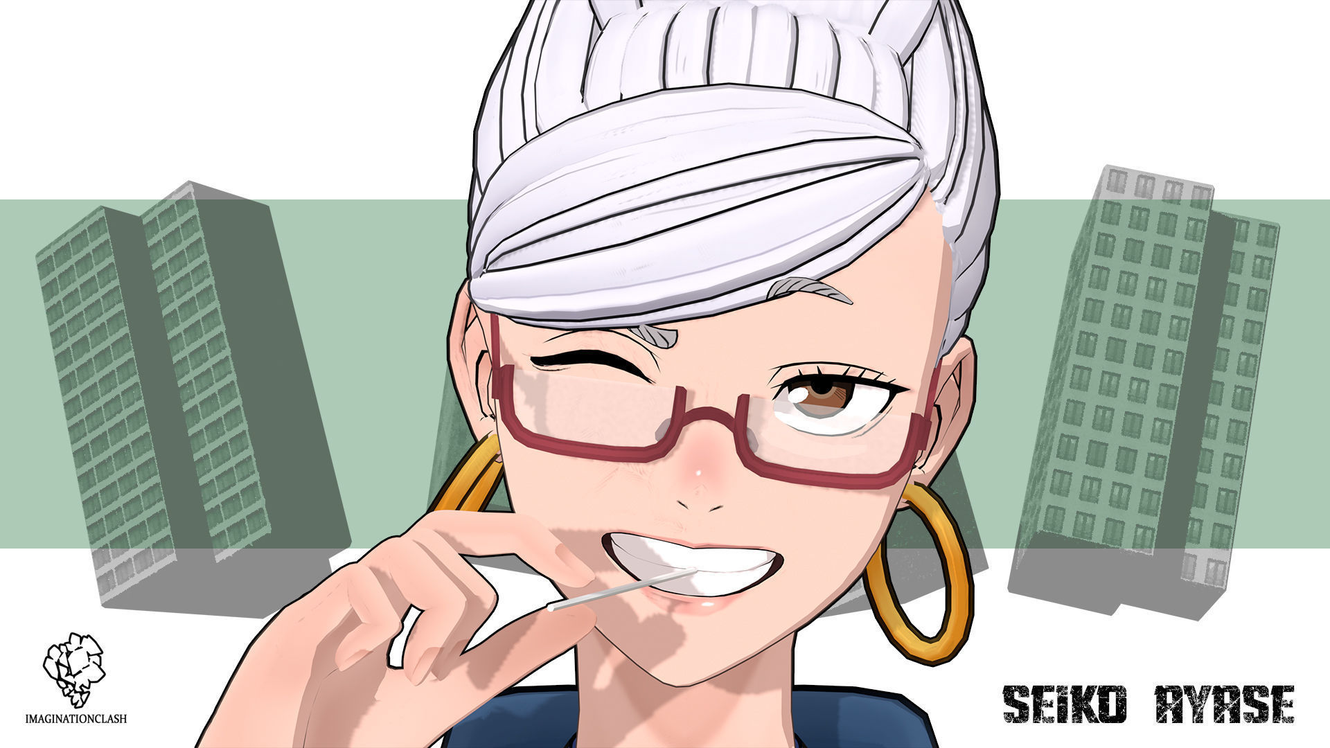 Seiko Ayase 3D model rigged | CGTrader