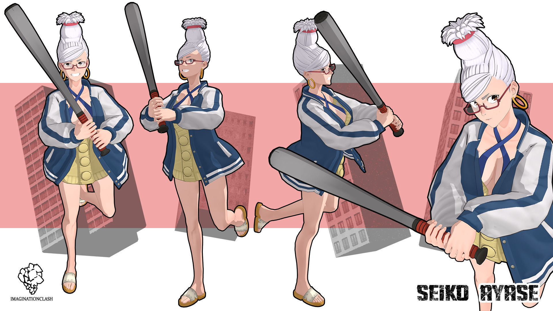 Seiko Ayase 3D model rigged | CGTrader