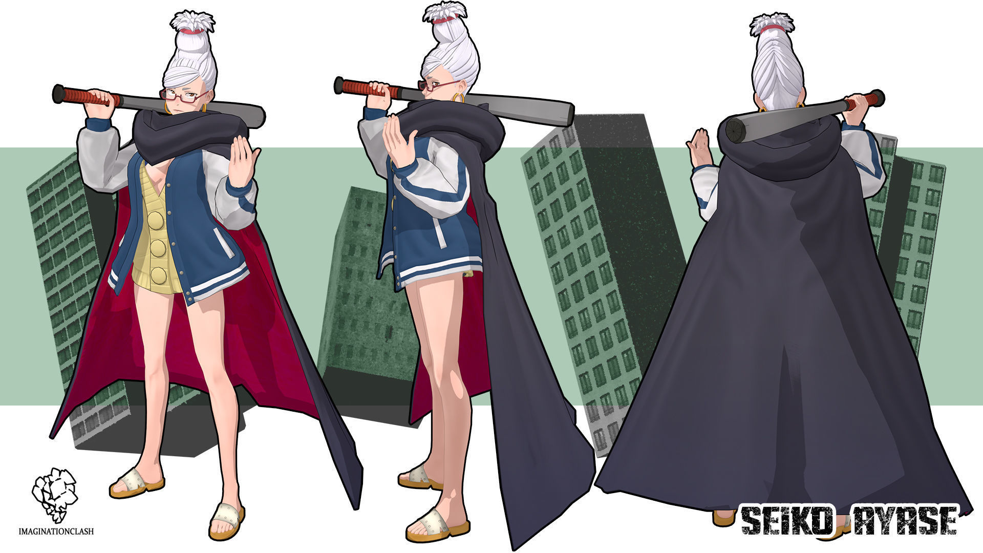 Seiko Ayase 3D model rigged | CGTrader