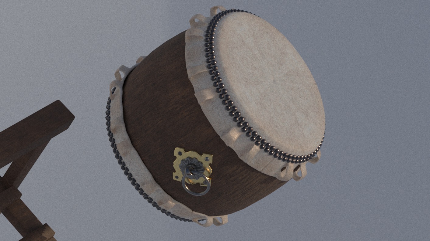3D model modelos de taiko - Taiko Drum Set 3D model VR / AR / low-poly ...