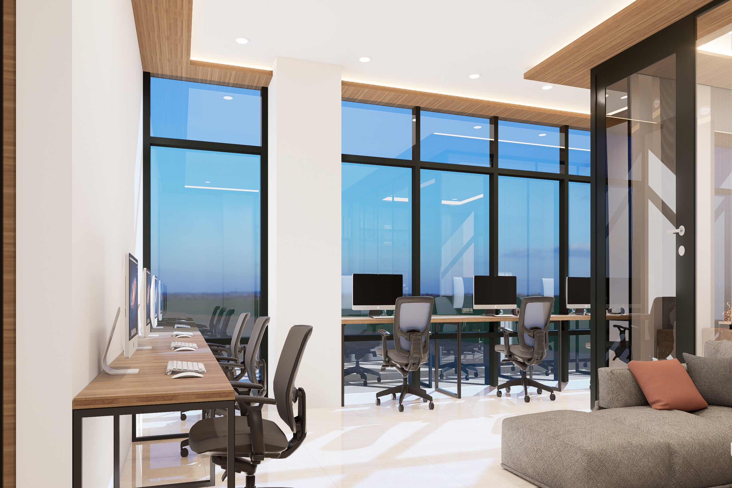 Sketchup Office Room Interior Model 3D model | CGTrader