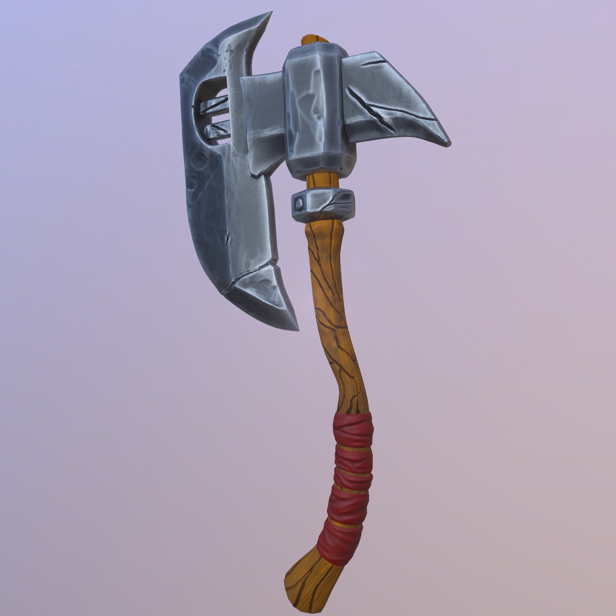 3D model stylized 3D axe VR / AR / low-poly | CGTrader