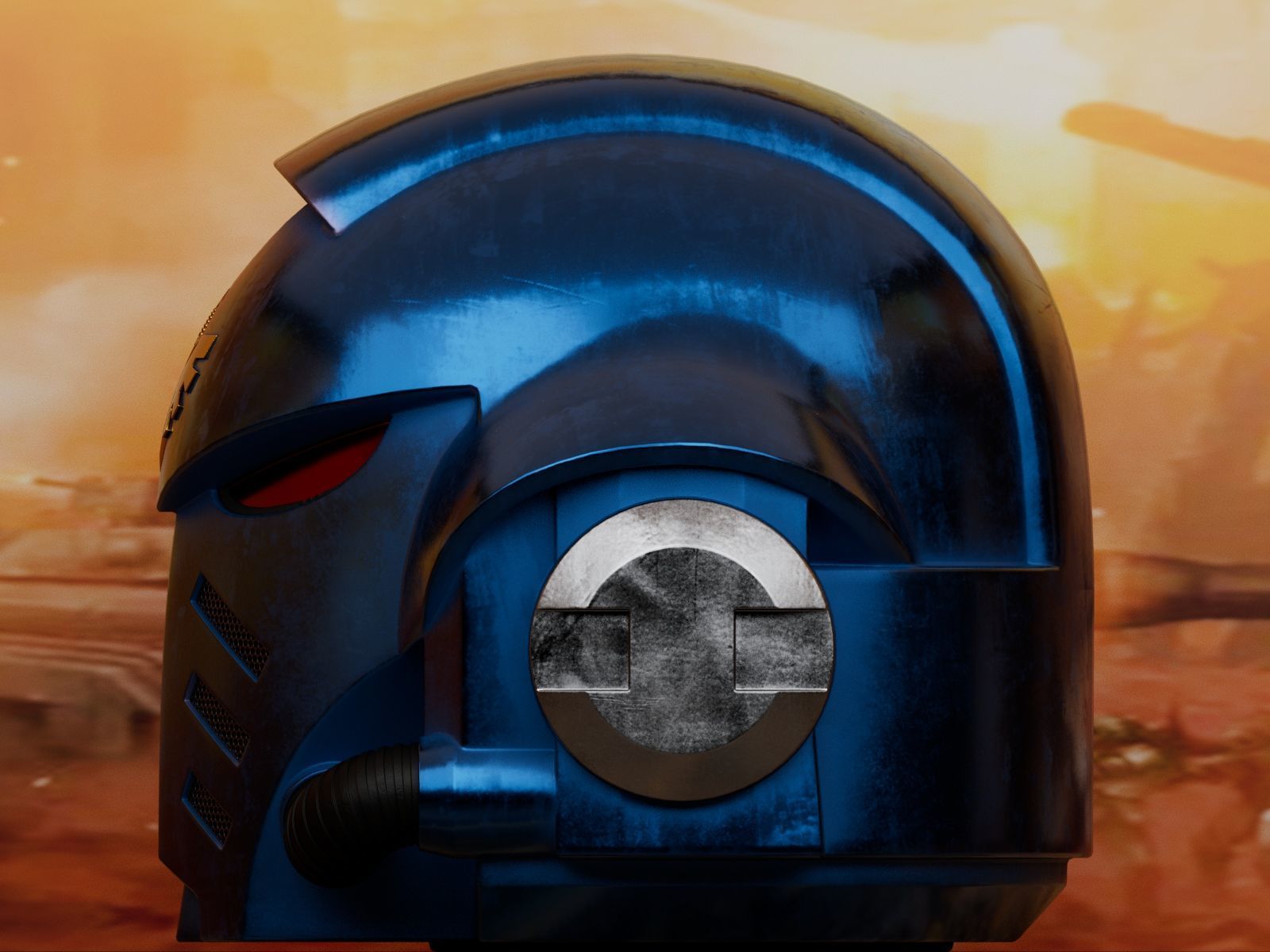 Helme Warhammer Primaris free 3D model | CGTrader