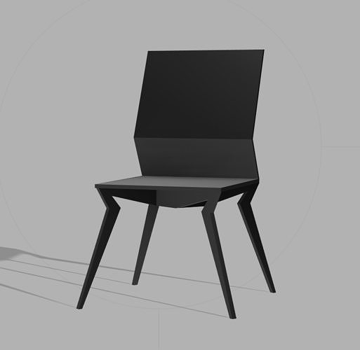 Cubism Chair free 3D model | CGTrader