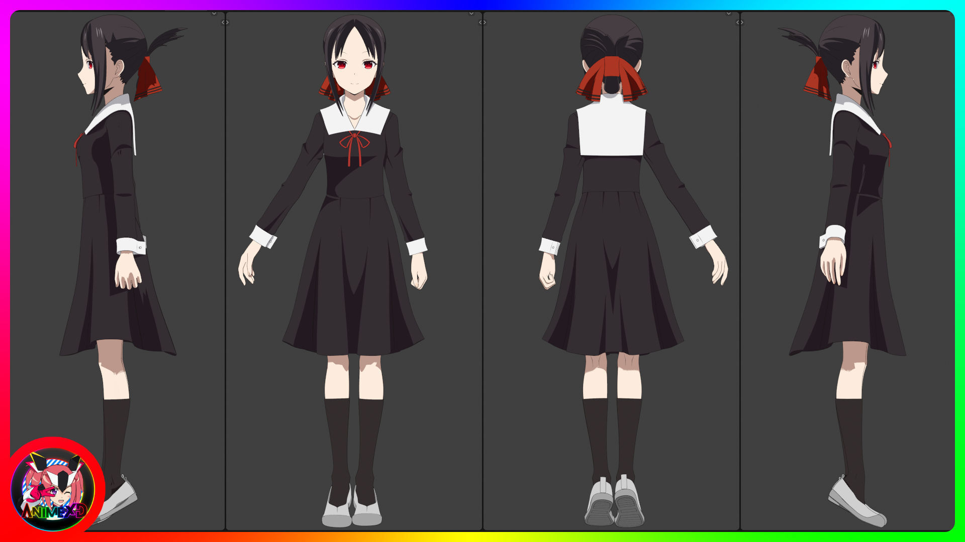 Kaguya Shinomiya - Kaguya-sama Love Is War - 3D Model Blender 3D model ...