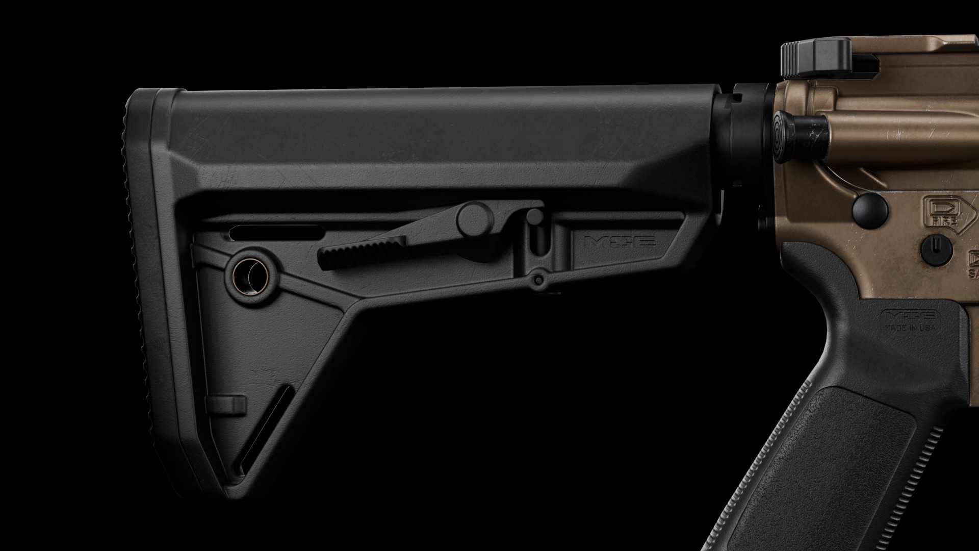 3D model Springfield Armory Saint AR-15 VR / AR / low-poly | CGTrader