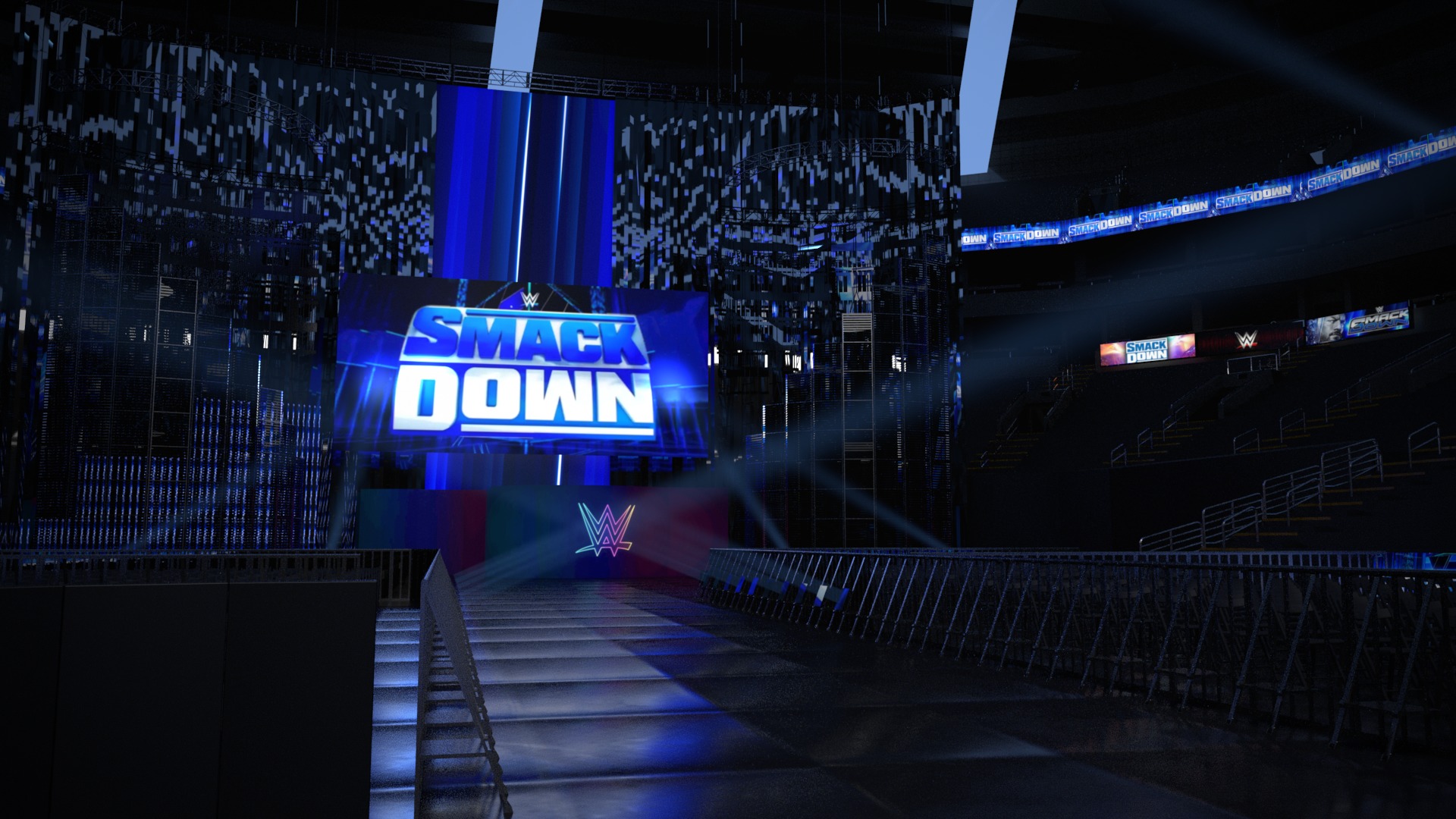 3D model WWE Stadium VR / AR / low-poly | CGTrader