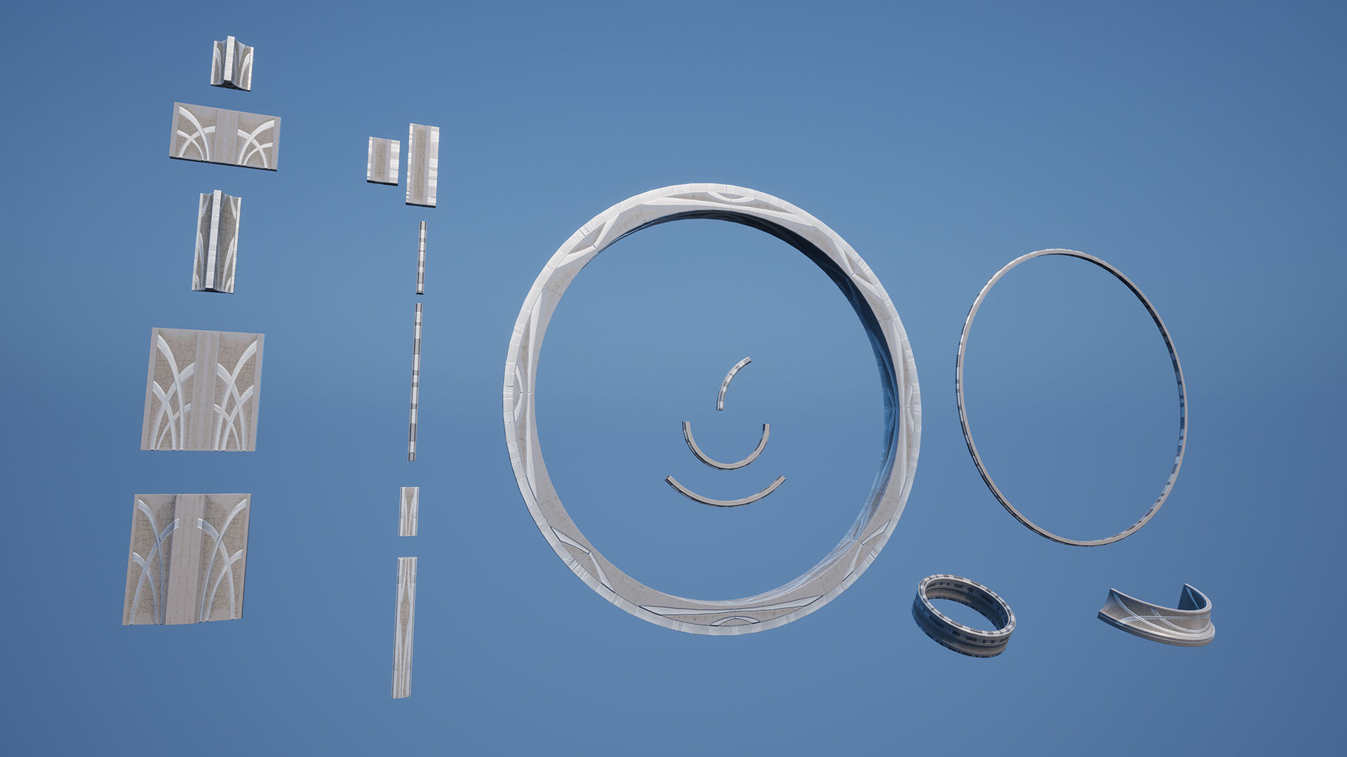 3D model Elven architecture VR / AR / low-poly | CGTrader