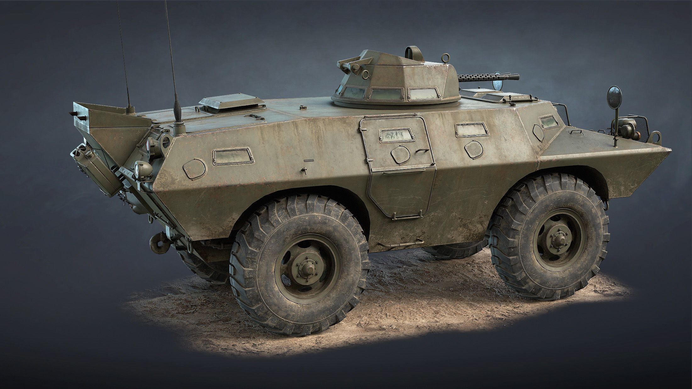 3D model V-100 Commando Cage M706 APC VR / AR / low-poly | CGTrader