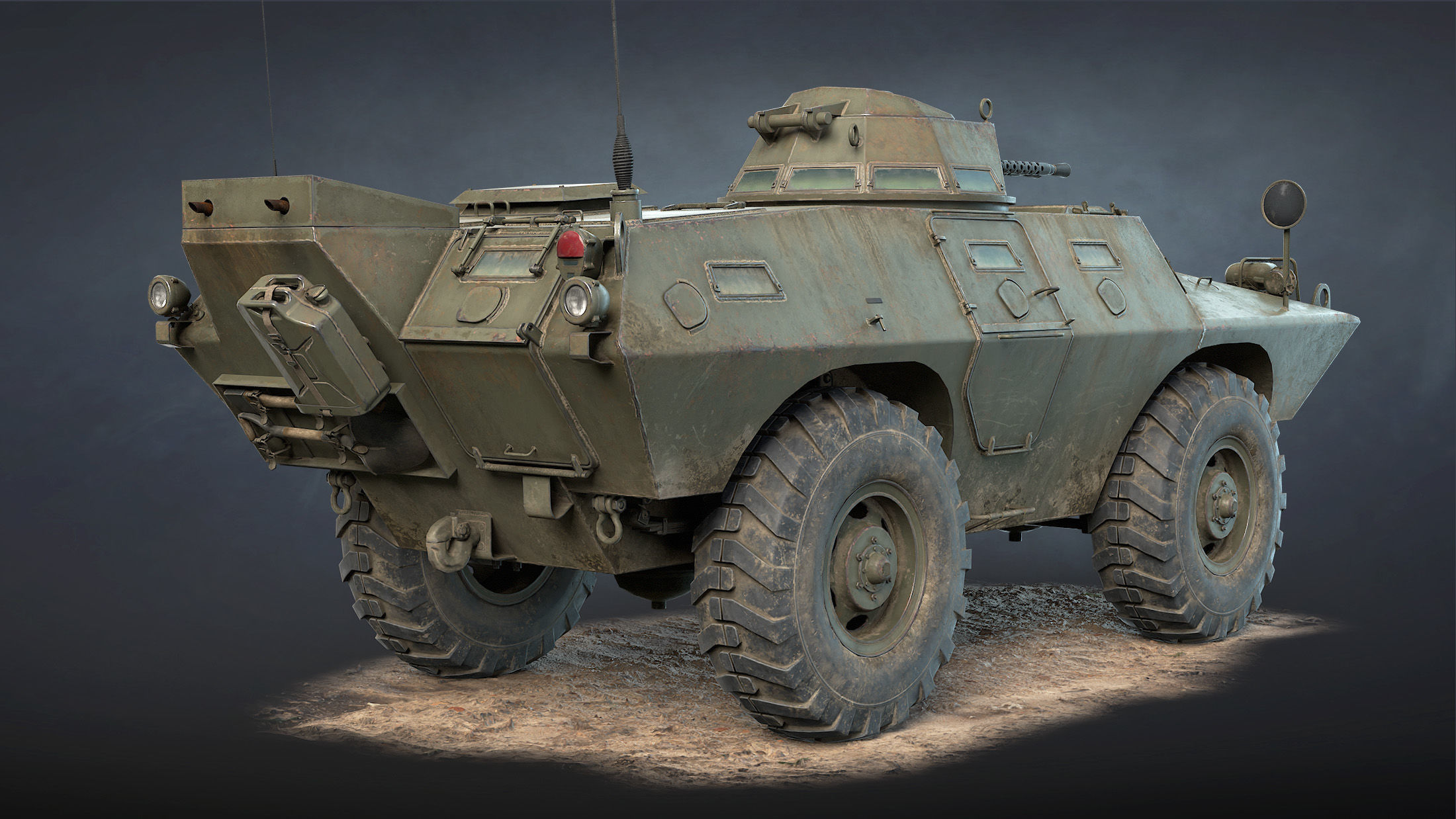 3D model V-100 Commando Cage M706 APC VR / AR / low-poly | CGTrader