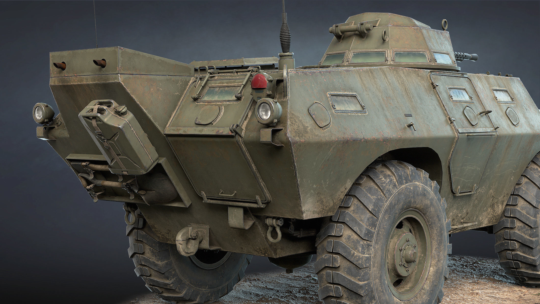 3D model V-100 Commando Cage M706 APC VR / AR / low-poly | CGTrader