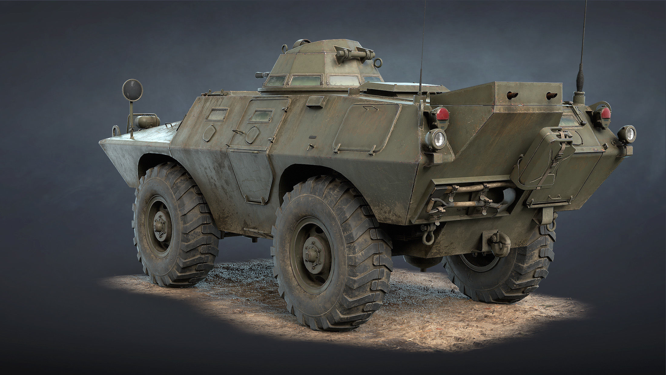 3D model V-100 Commando Cage M706 APC VR / AR / low-poly | CGTrader