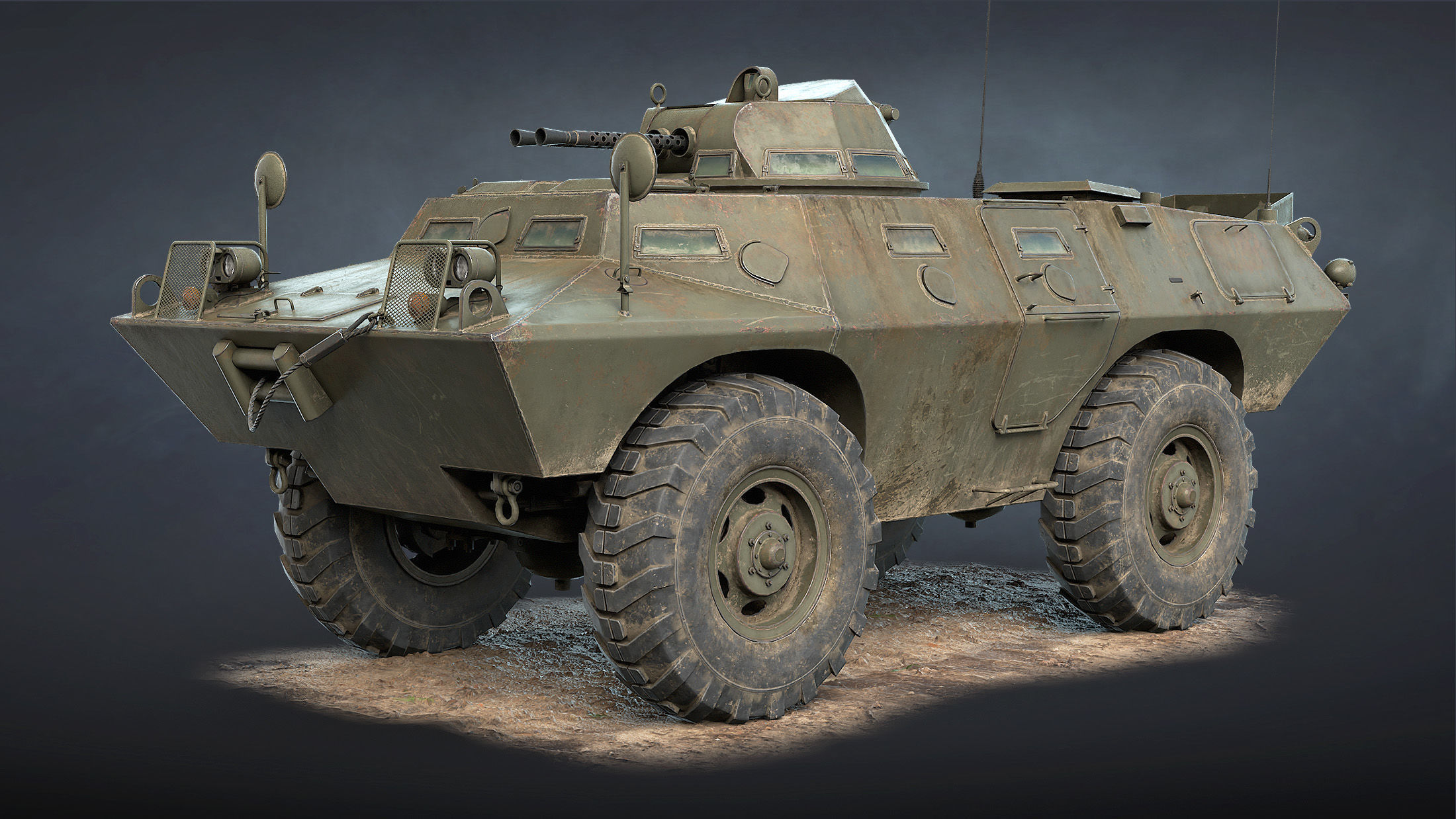 3D model V-100 Commando Cage M706 APC VR / AR / low-poly | CGTrader