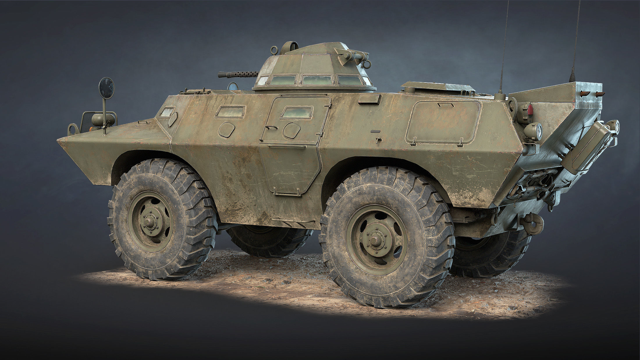 3D model V-100 Commando Cage M706 APC VR / AR / low-poly | CGTrader