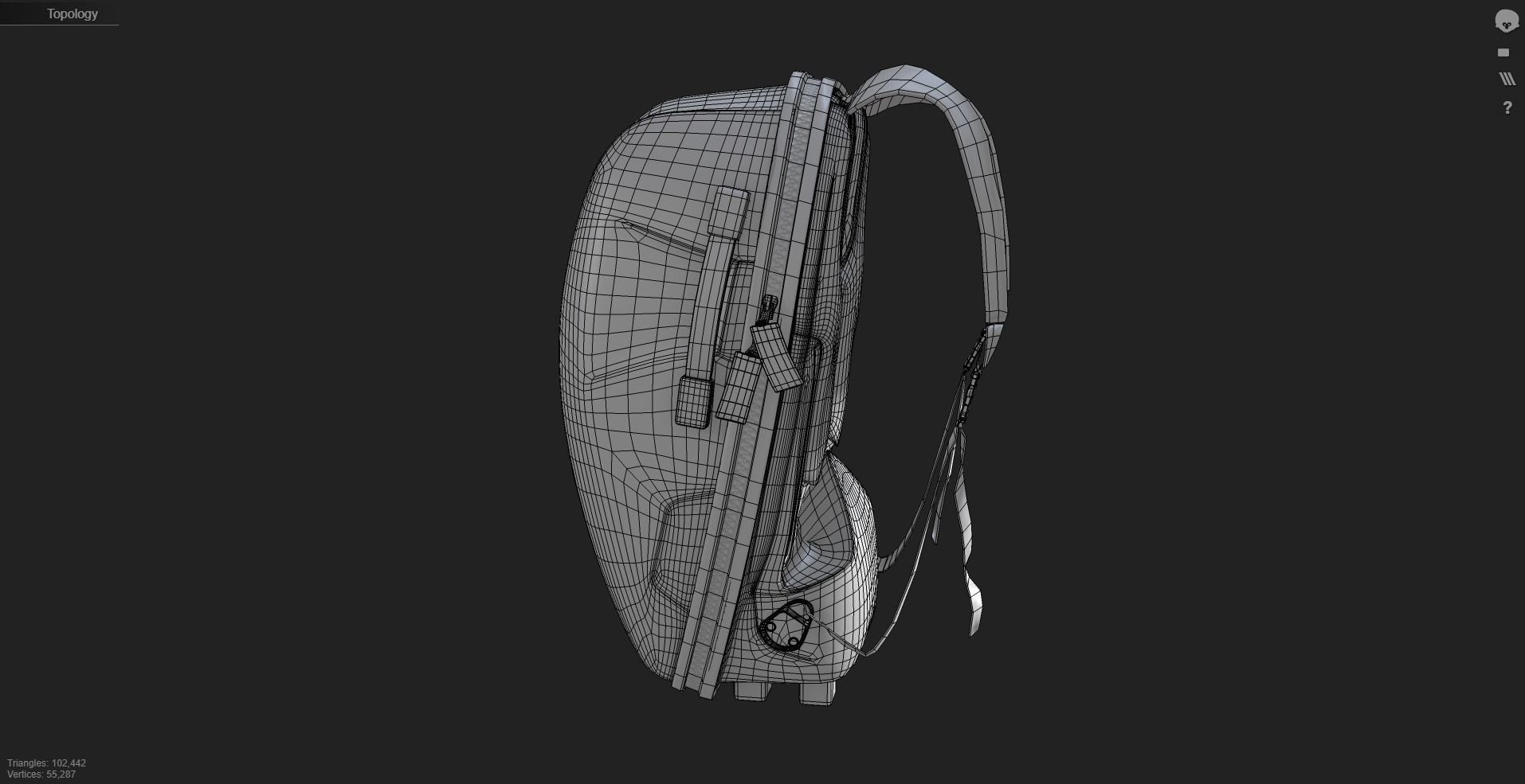 3D model LUCAS Hard Shell Carrying Case with LUCAS 2 3 Chest VR / AR ...