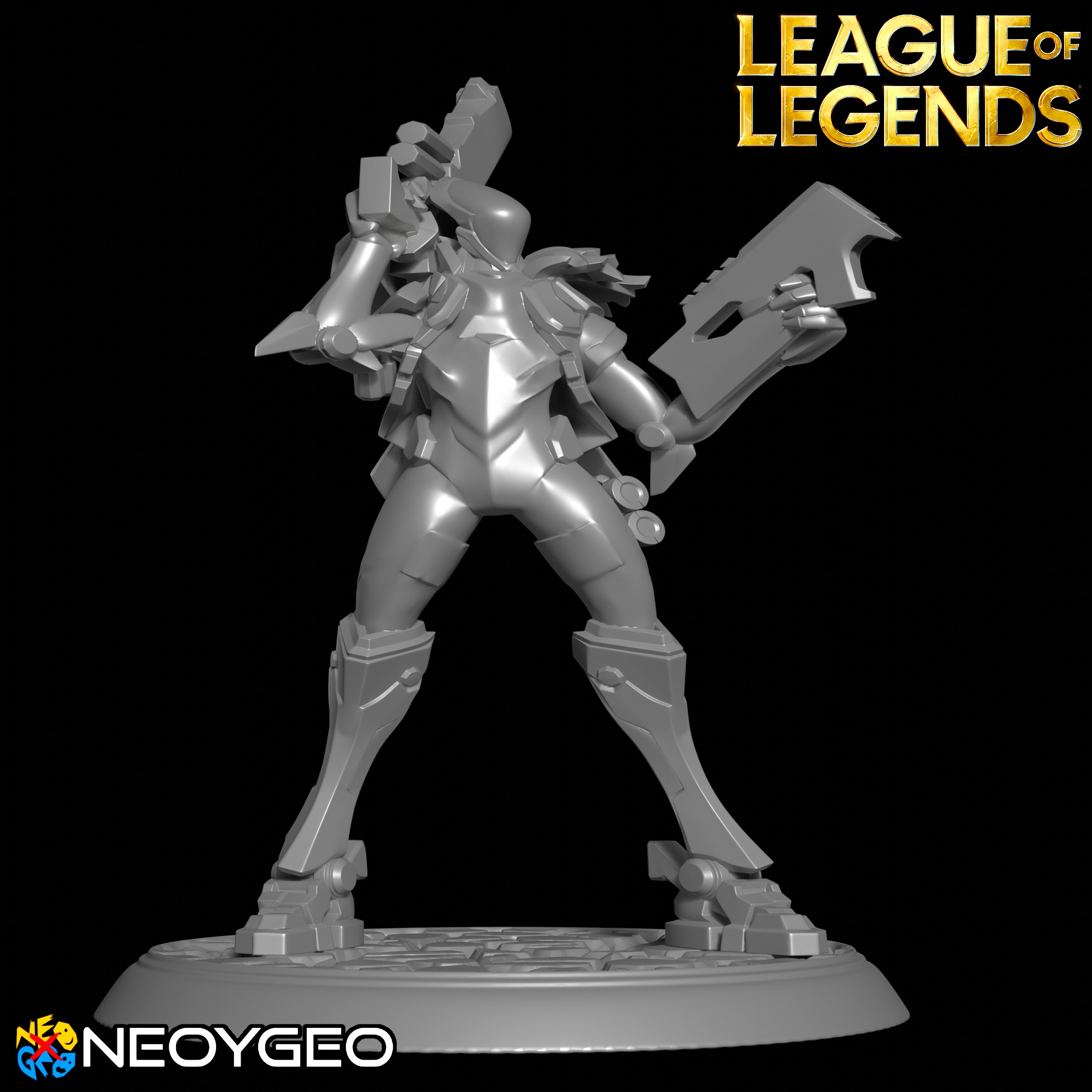 JHIN PROJECT - LEAGUE OF LEGENDS free 3D model 3D printable | CGTrader