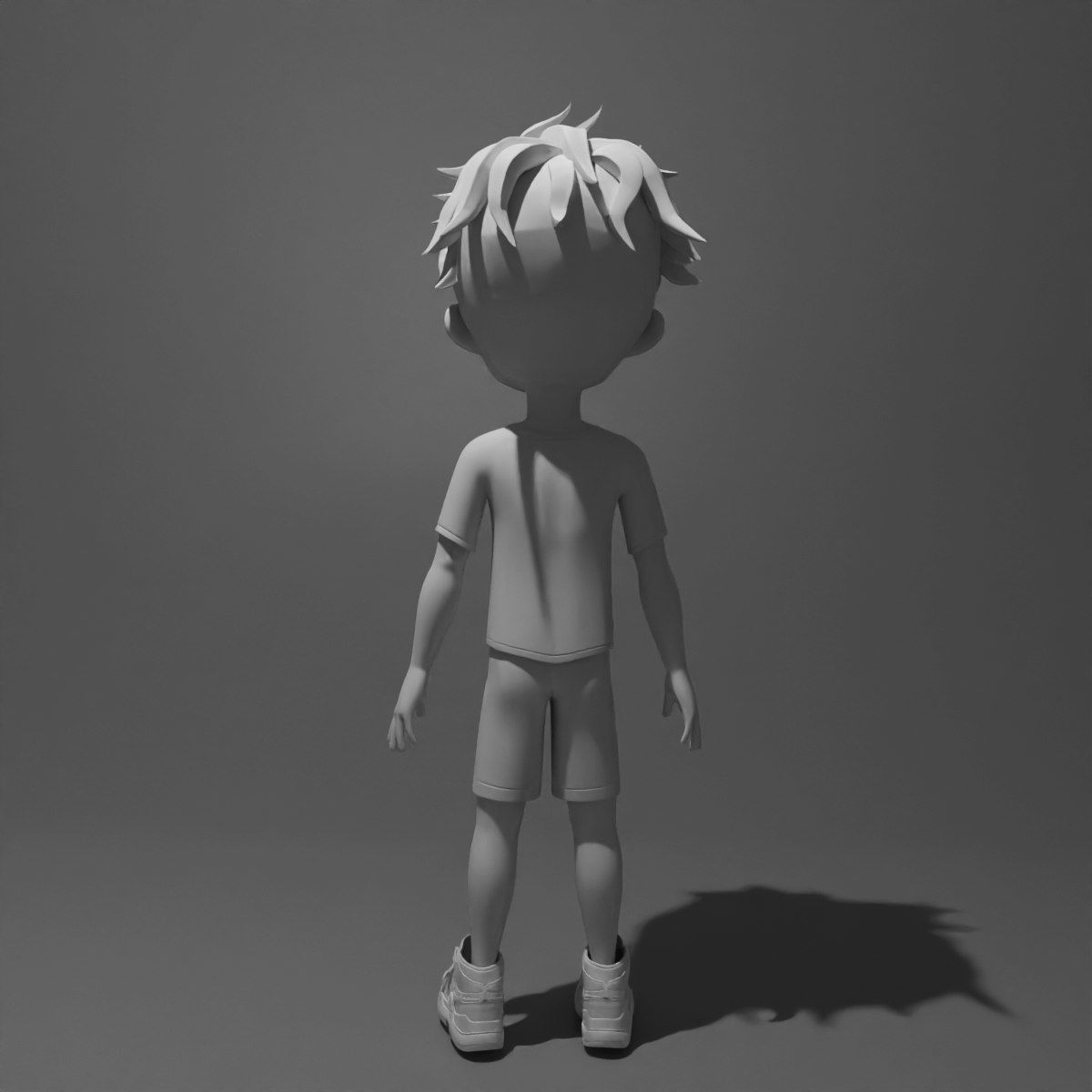 Boy Cartoon 3d model 3D model animated | CGTrader