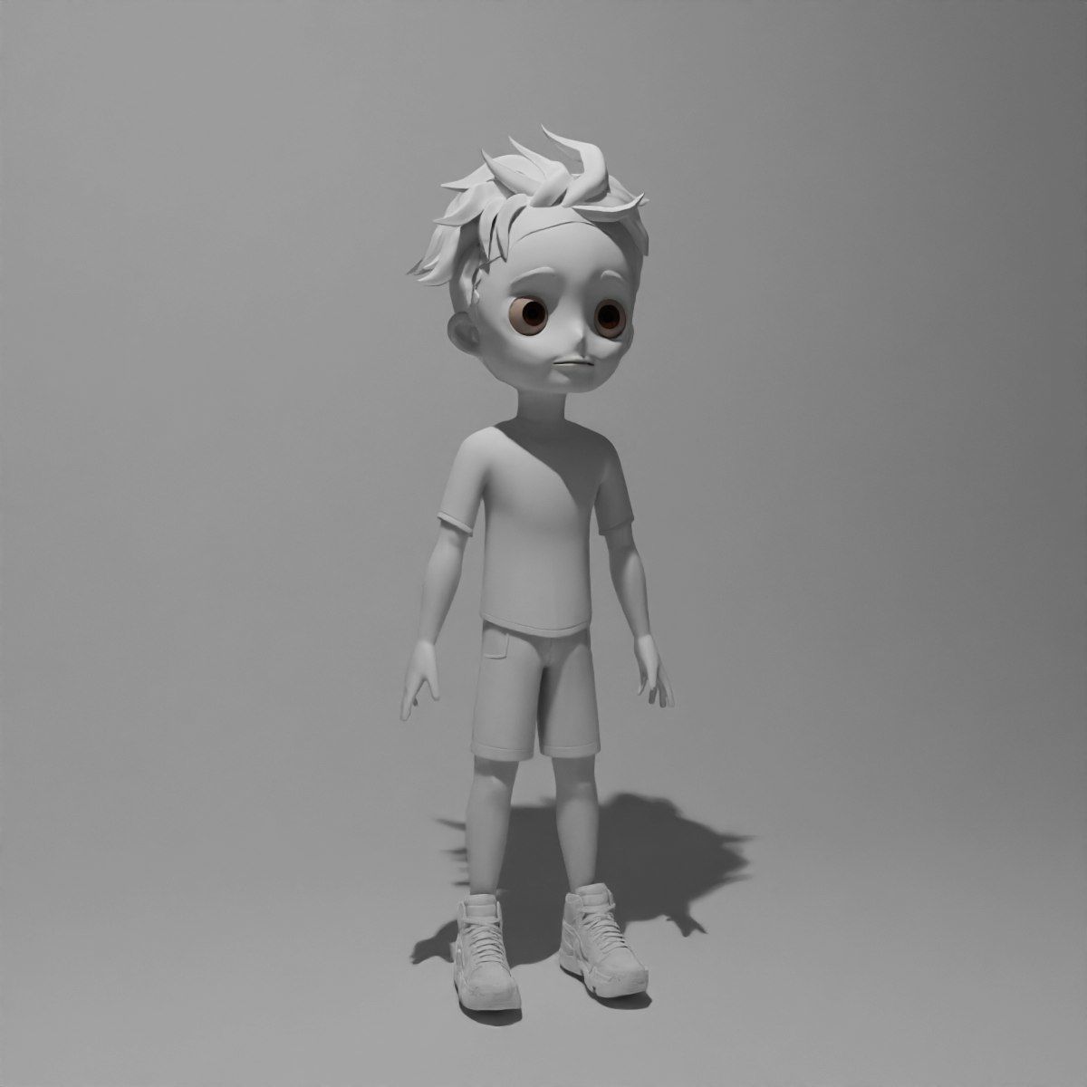 Boy Cartoon 3d model 3D model animated | CGTrader