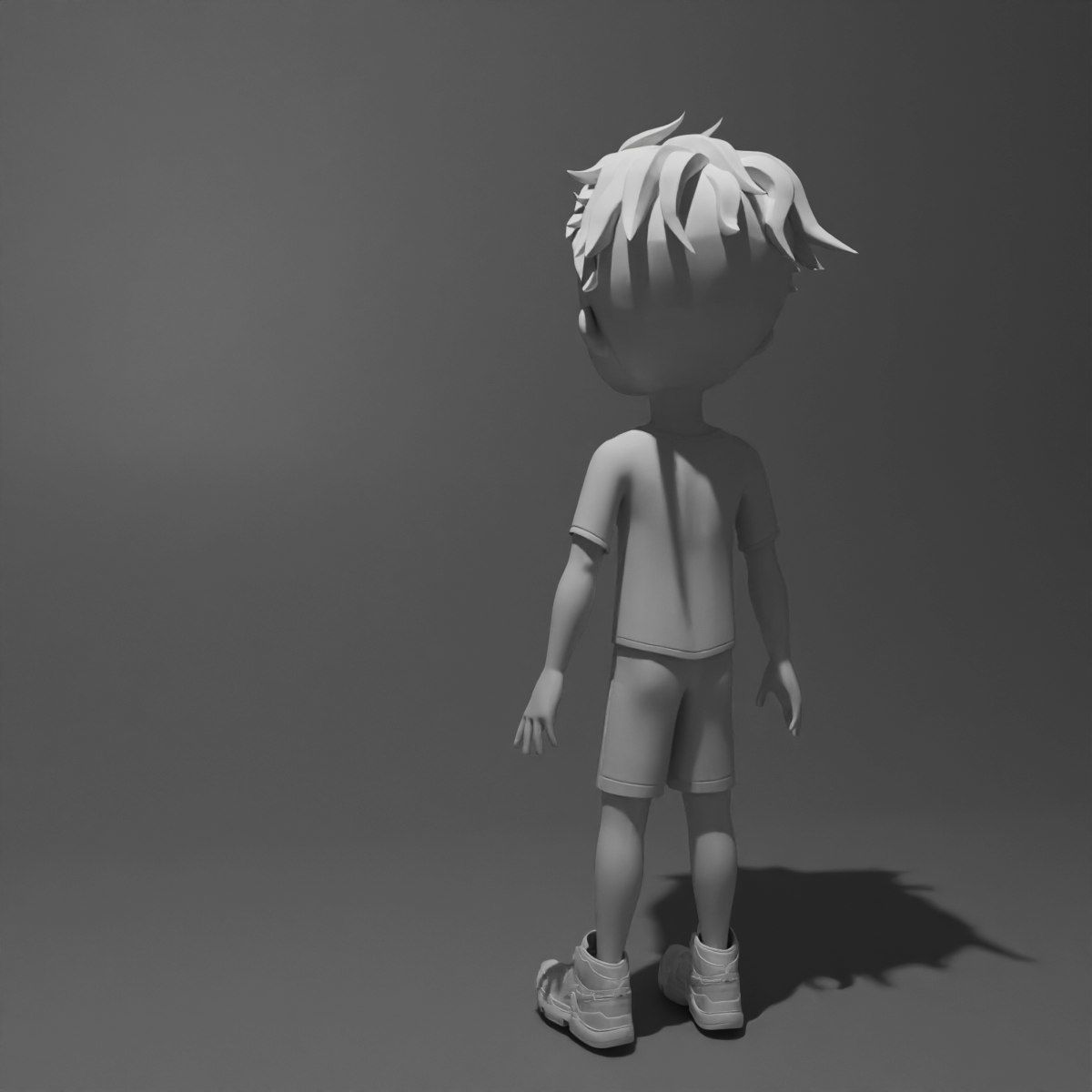Boy Cartoon 3d model 3D model animated | CGTrader