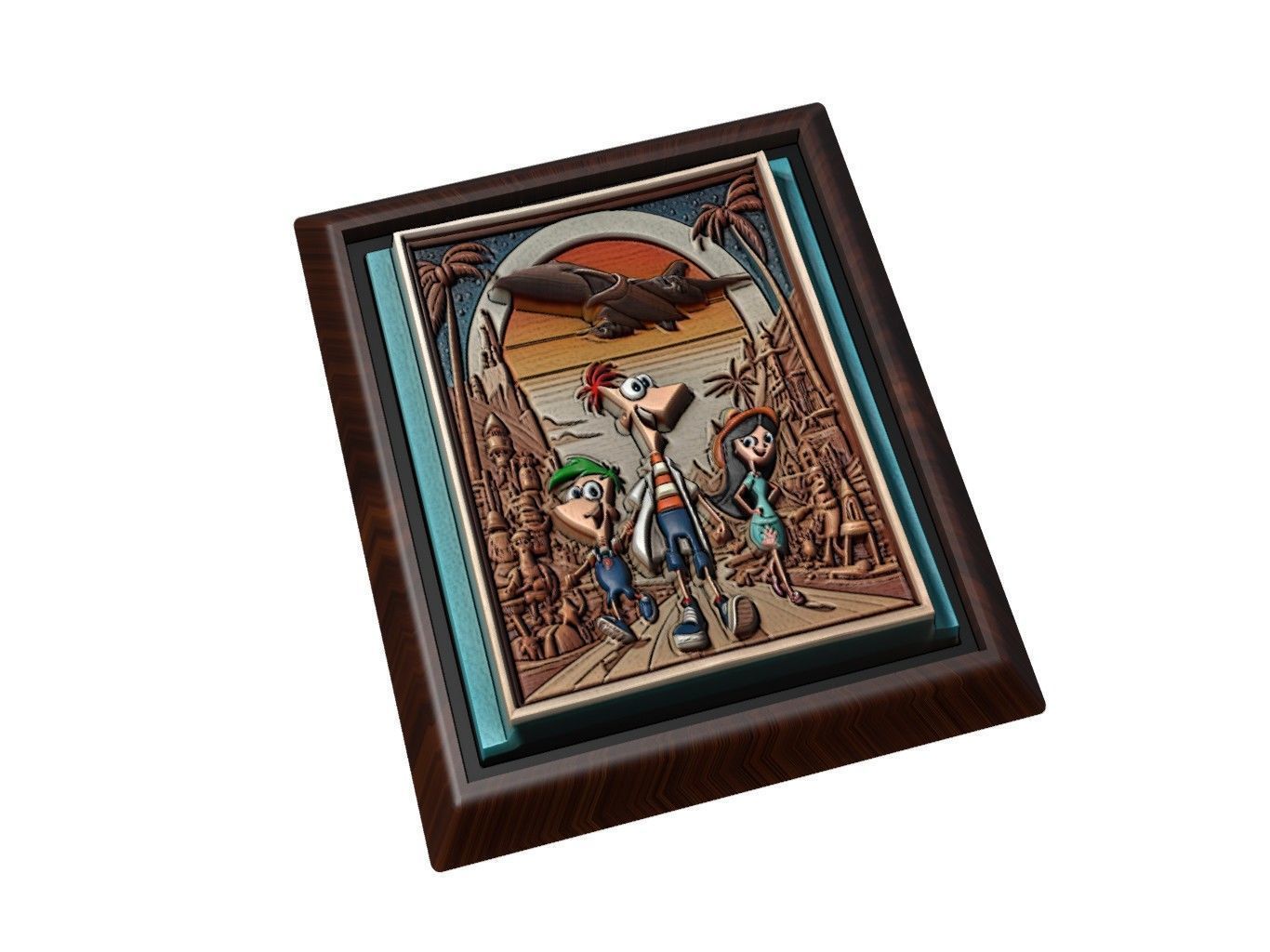 Phineas and Ferb 3D model 3D printable | CGTrader