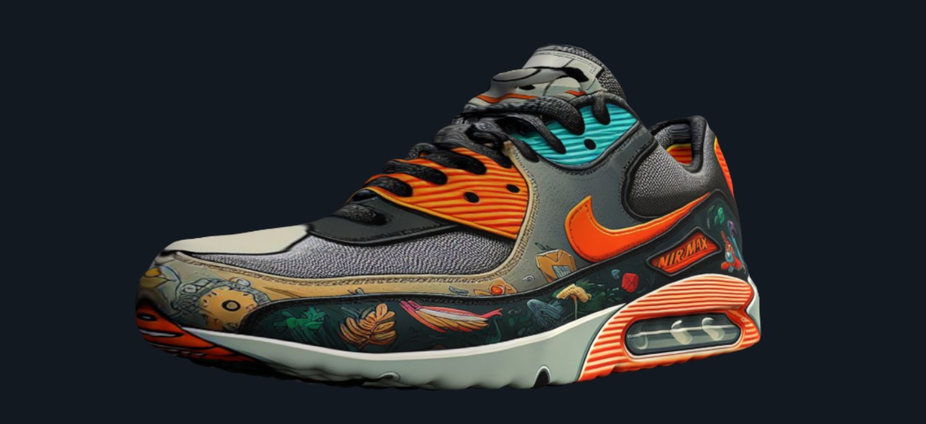 Cartoon designed Air Max free 3D model | CGTrader