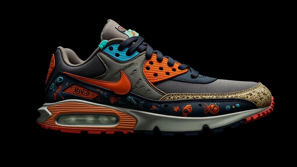 Cartoon designed Air Max free 3D model | CGTrader