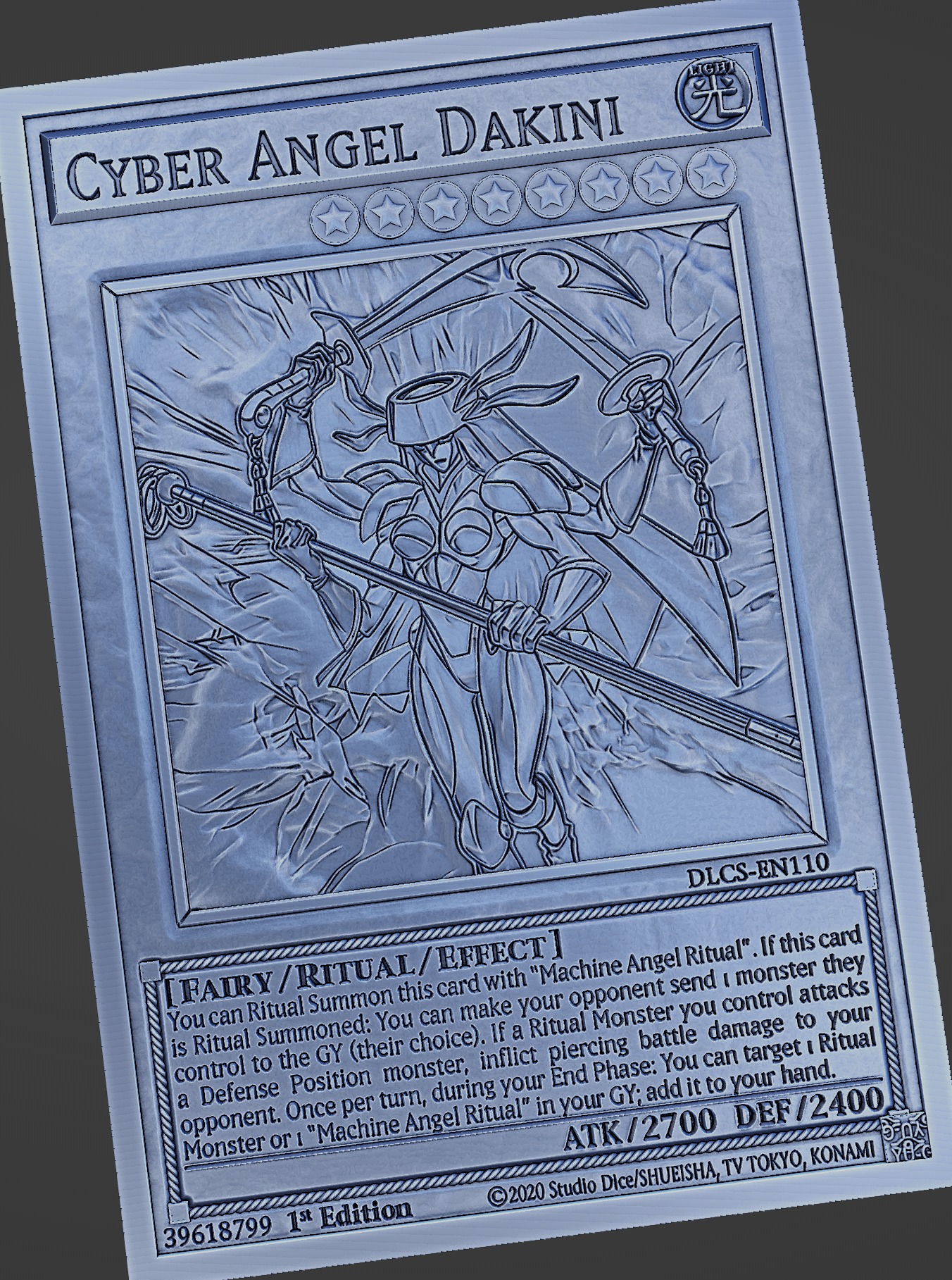 Cyber Angel Dakini - yu-gi-oh free 3D model 3D printable | CGTrader