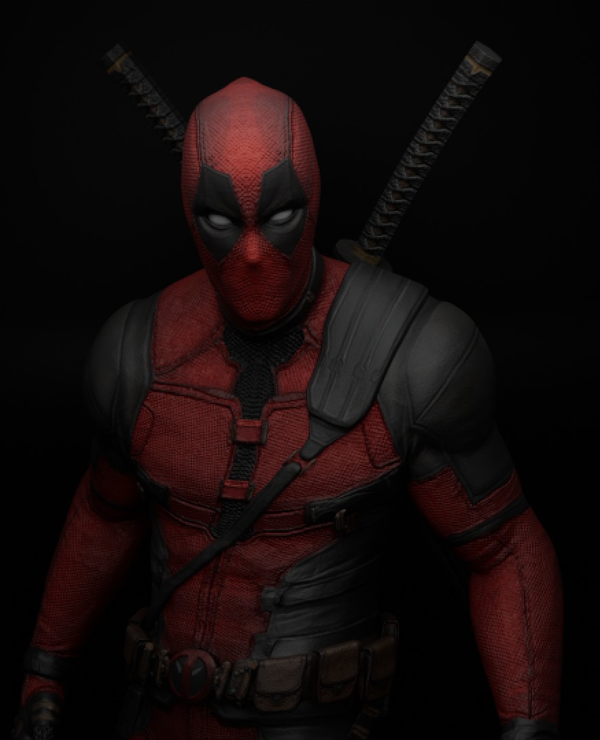 Deadpool 3D Model in Blender 3D model | CGTrader