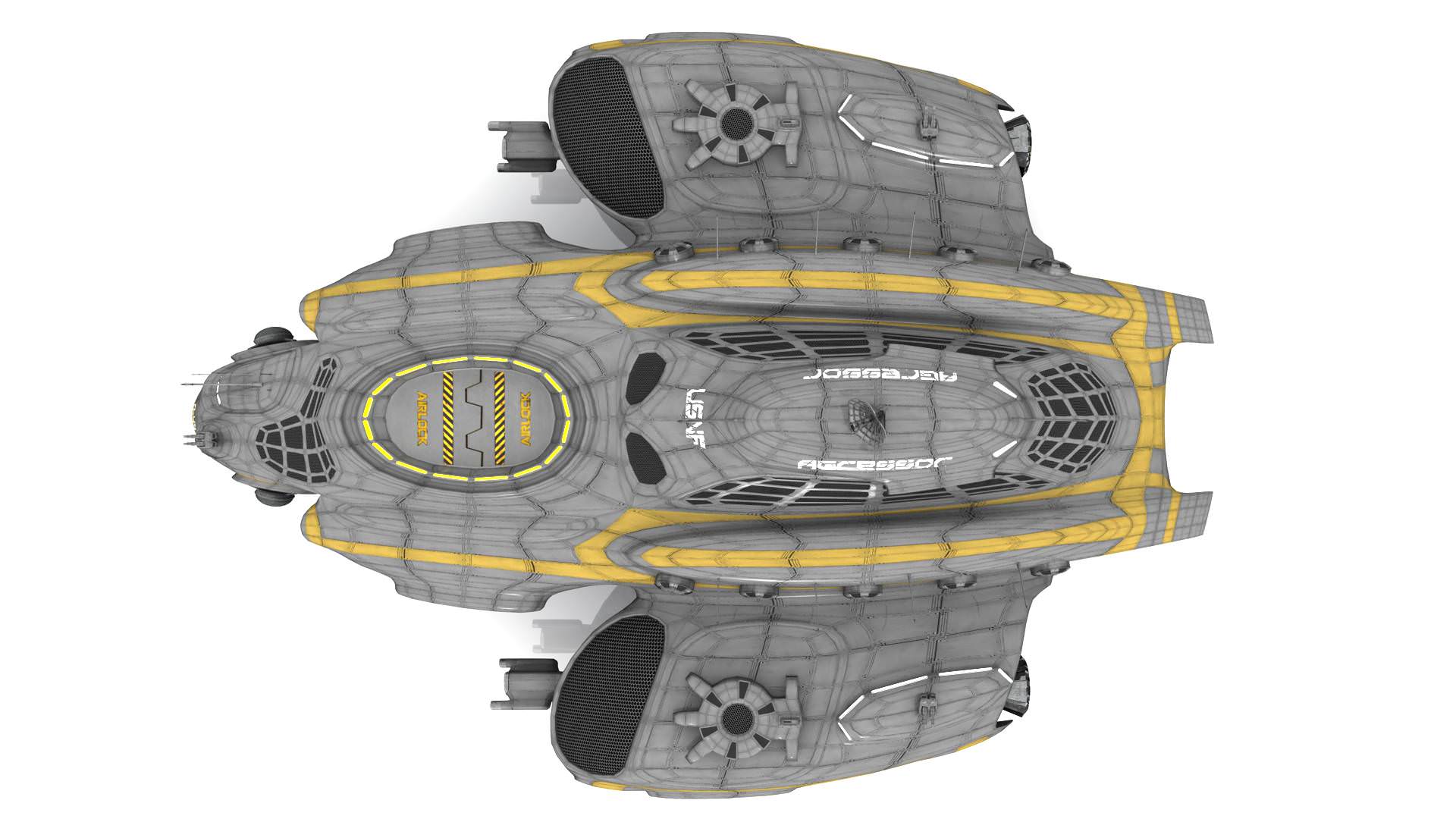 Advanced Destroyer 3D model | CGTrader