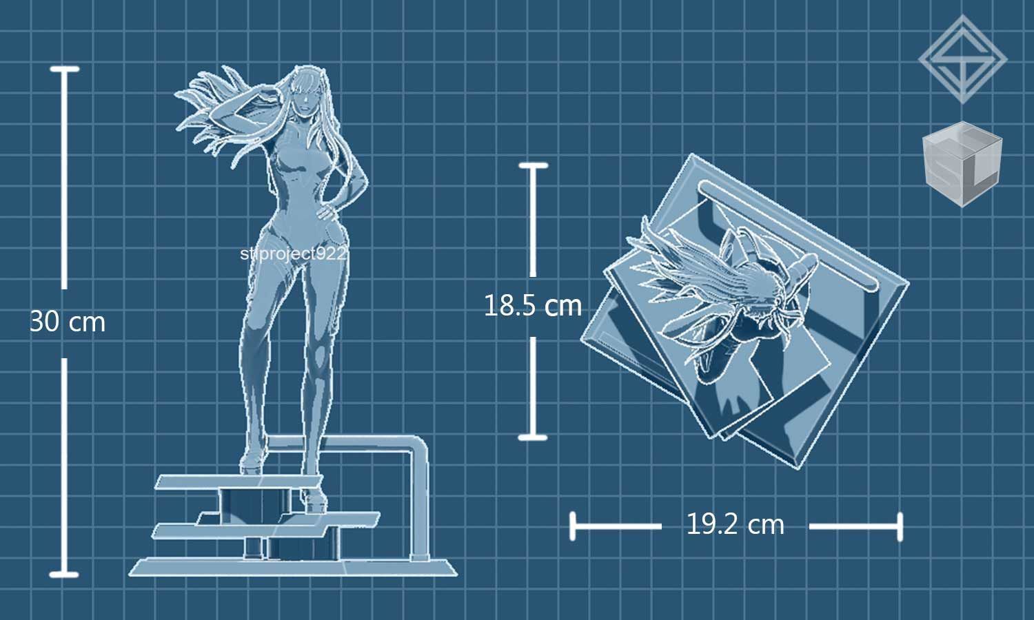 Zero Two 3D model 3D printable | CGTrader