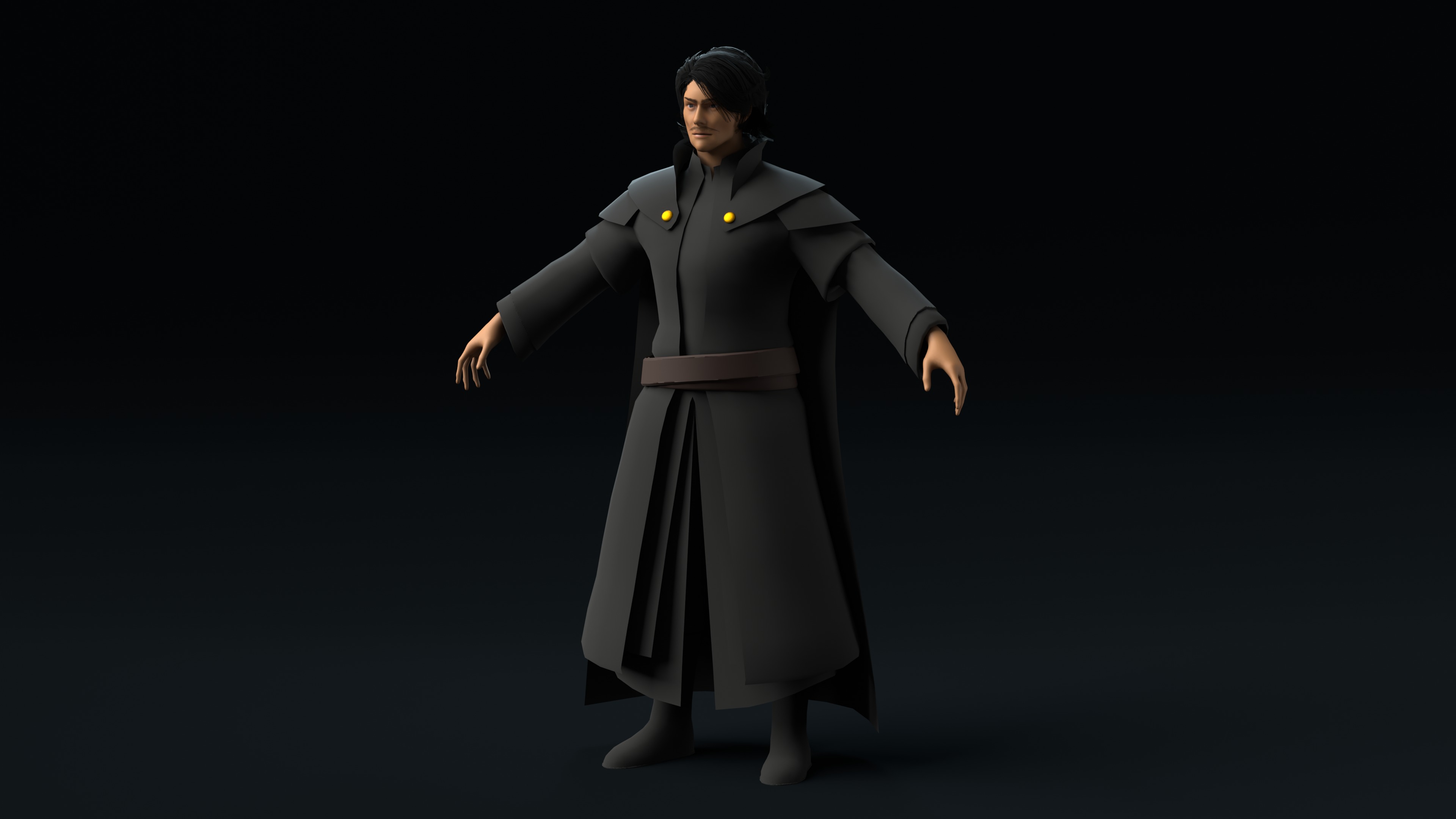 Wizard Teacher Male free VR / AR / low-poly 3D model | CGTrader
