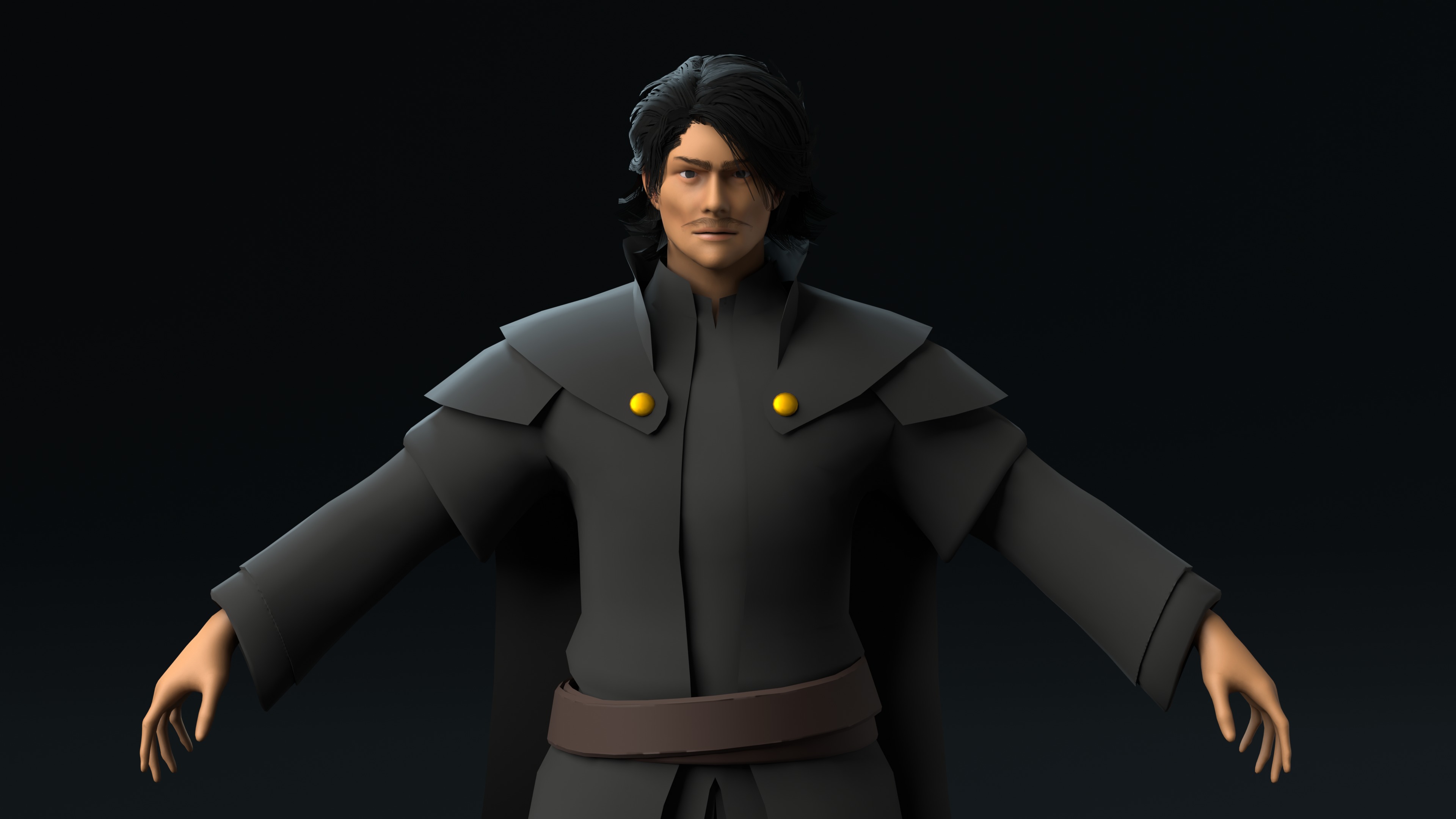 Wizard Teacher Male free VR / AR / low-poly 3D model | CGTrader