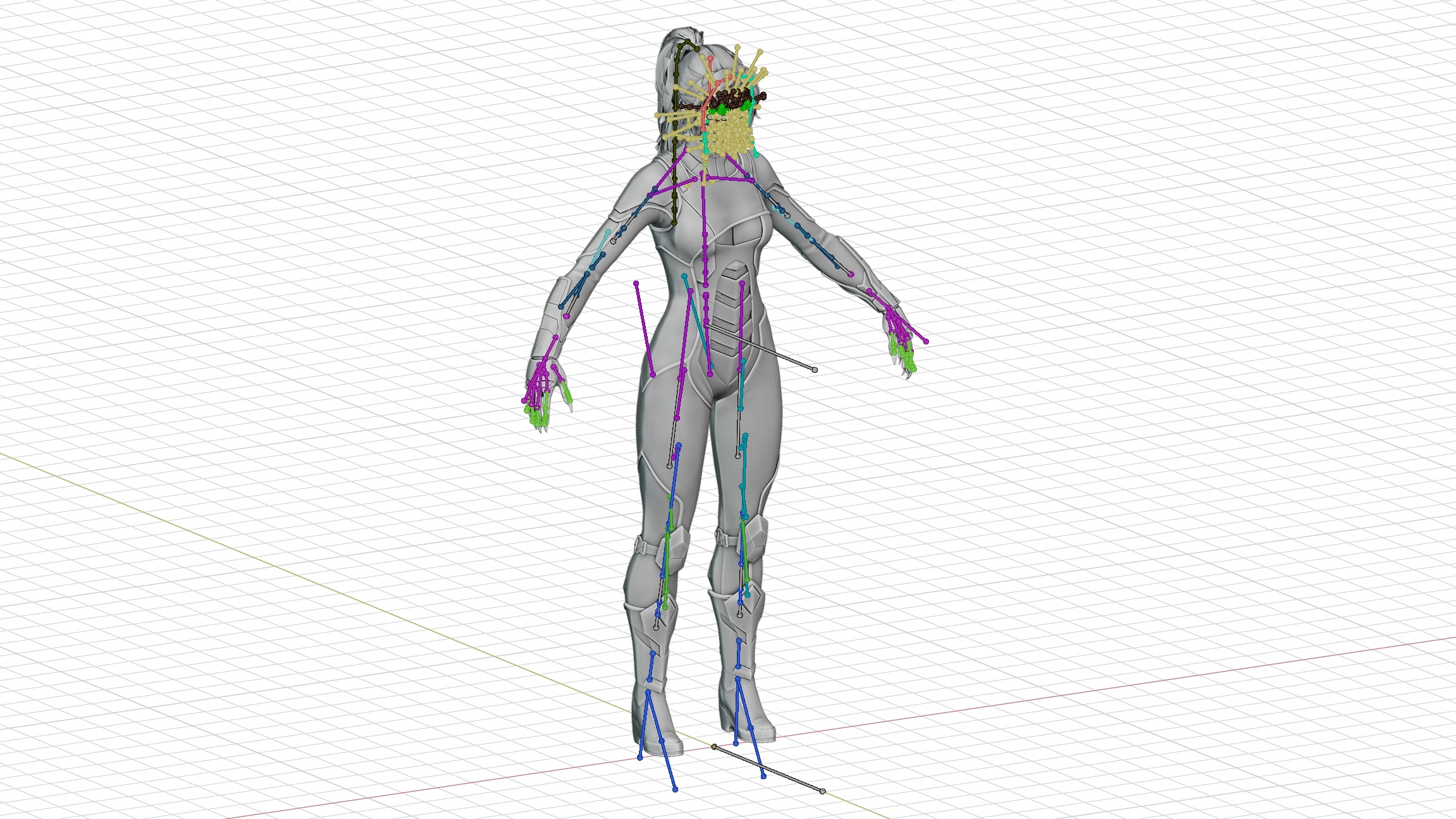 MARVEL Black Cat RIGGED 3D model rigged | CGTrader