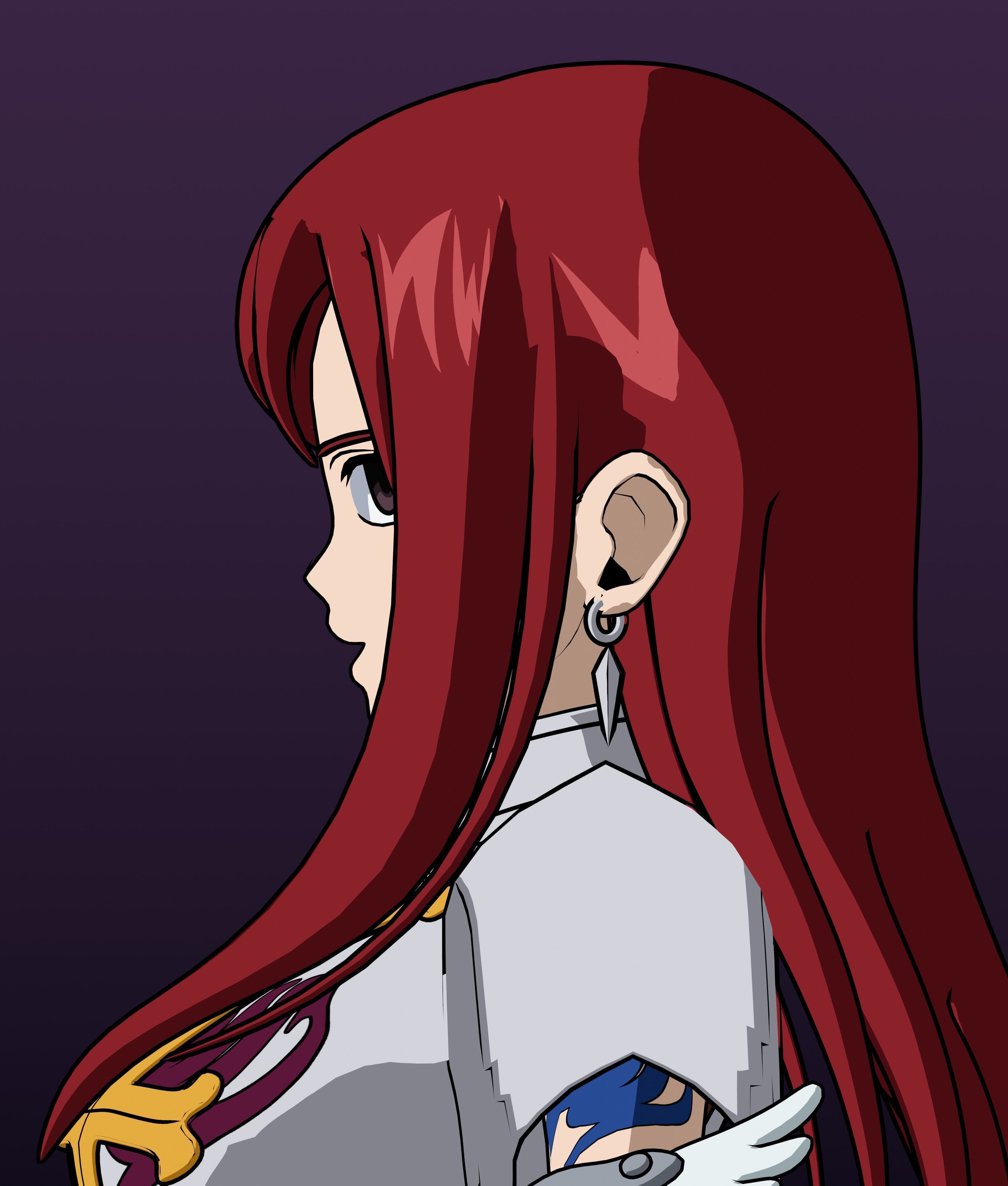 3D model Erza Scarlet - Fairy Tail Anime - Model 3D VR / AR / low-poly ...