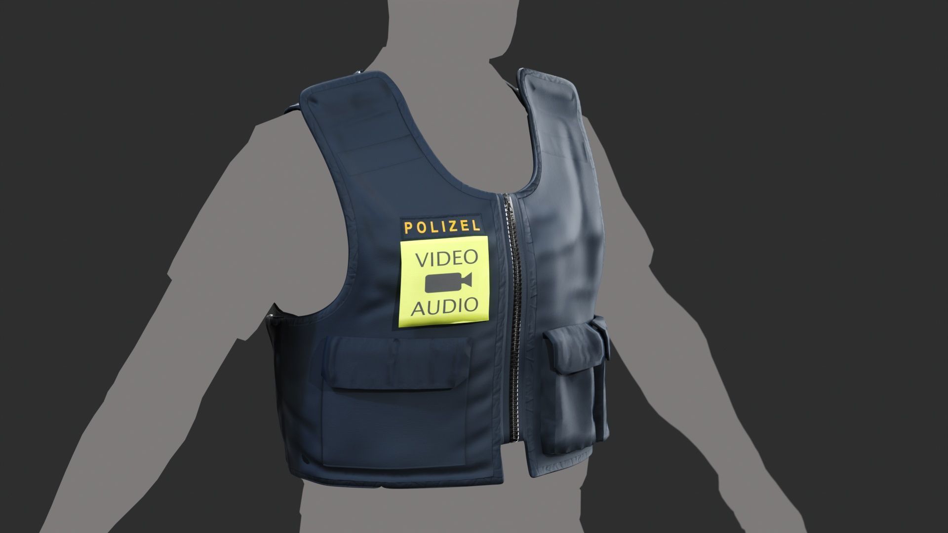 3D model German Police Tactical Vest Bayern Polizei Edition GTA or ...