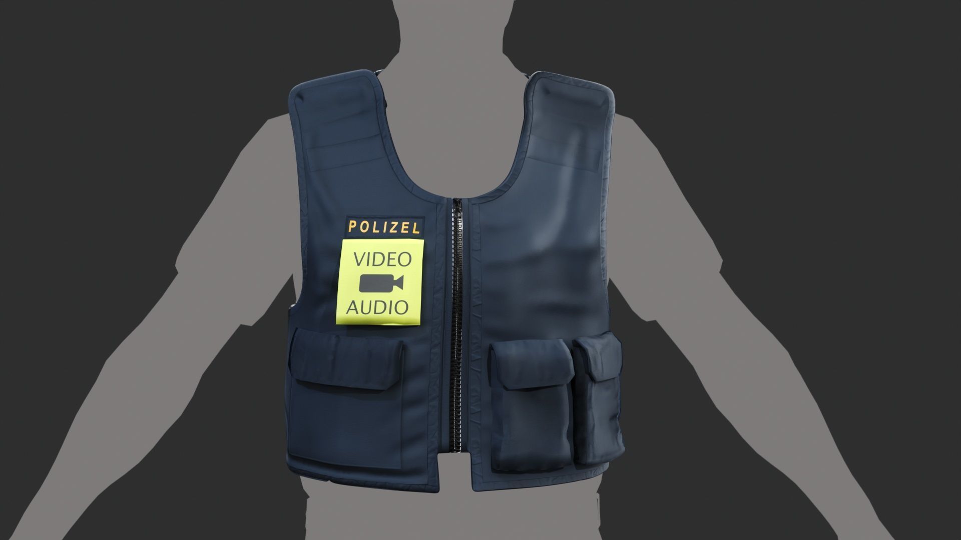 3D model German Police Tactical Vest Bayern Polizei Edition GTA or ...