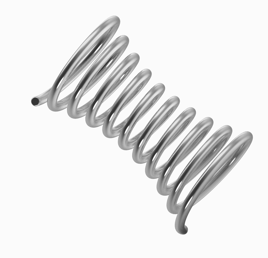 Steel Concave Spring 3D model 3D printable | CGTrader