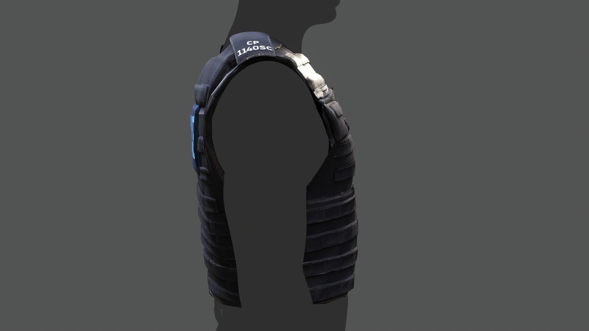 3D model Aegis ARV Tactical VestBritish Police GTA V FIVEM Uniform VR ...