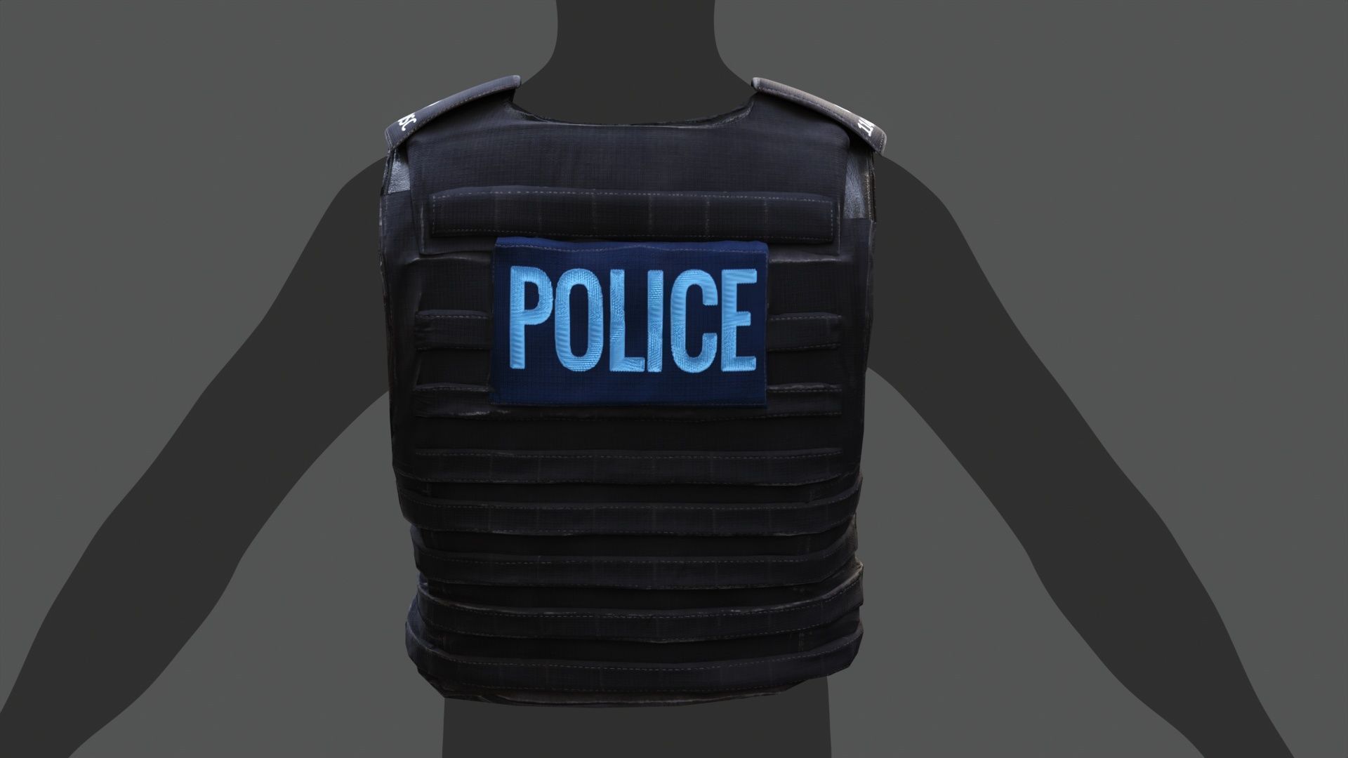 3D model Aegis ARV Tactical VestBritish Police GTA V FIVEM Uniform VR ...