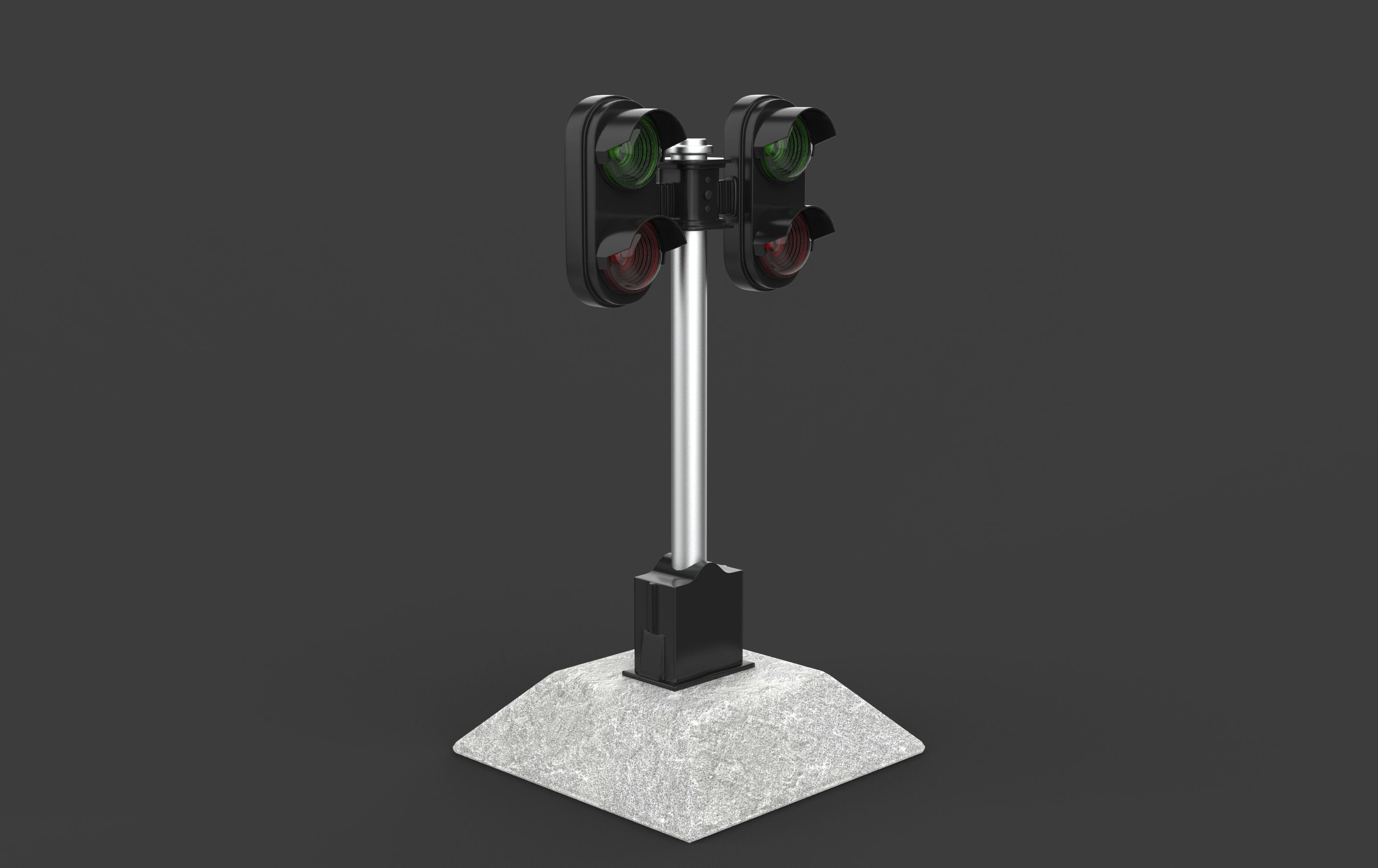 Traffic signs 3D model animated | CGTrader