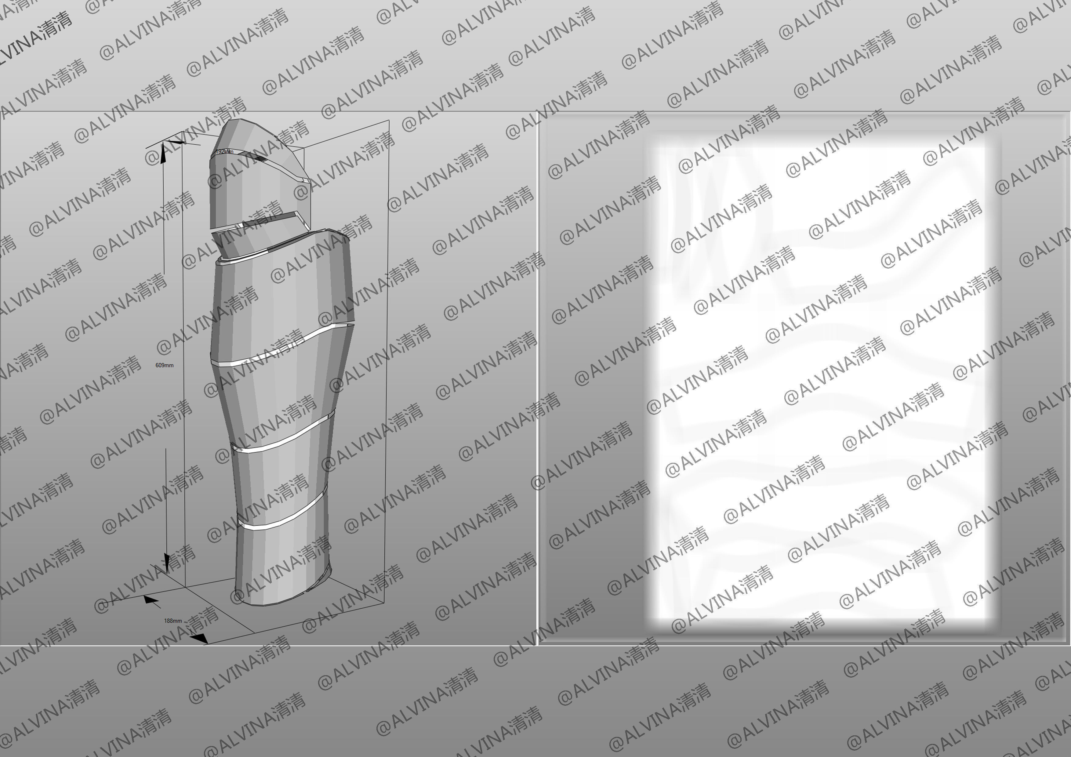 3D model Jin Roh Armor - DIY Cosplay Pepakura Foam Template VR / AR ...