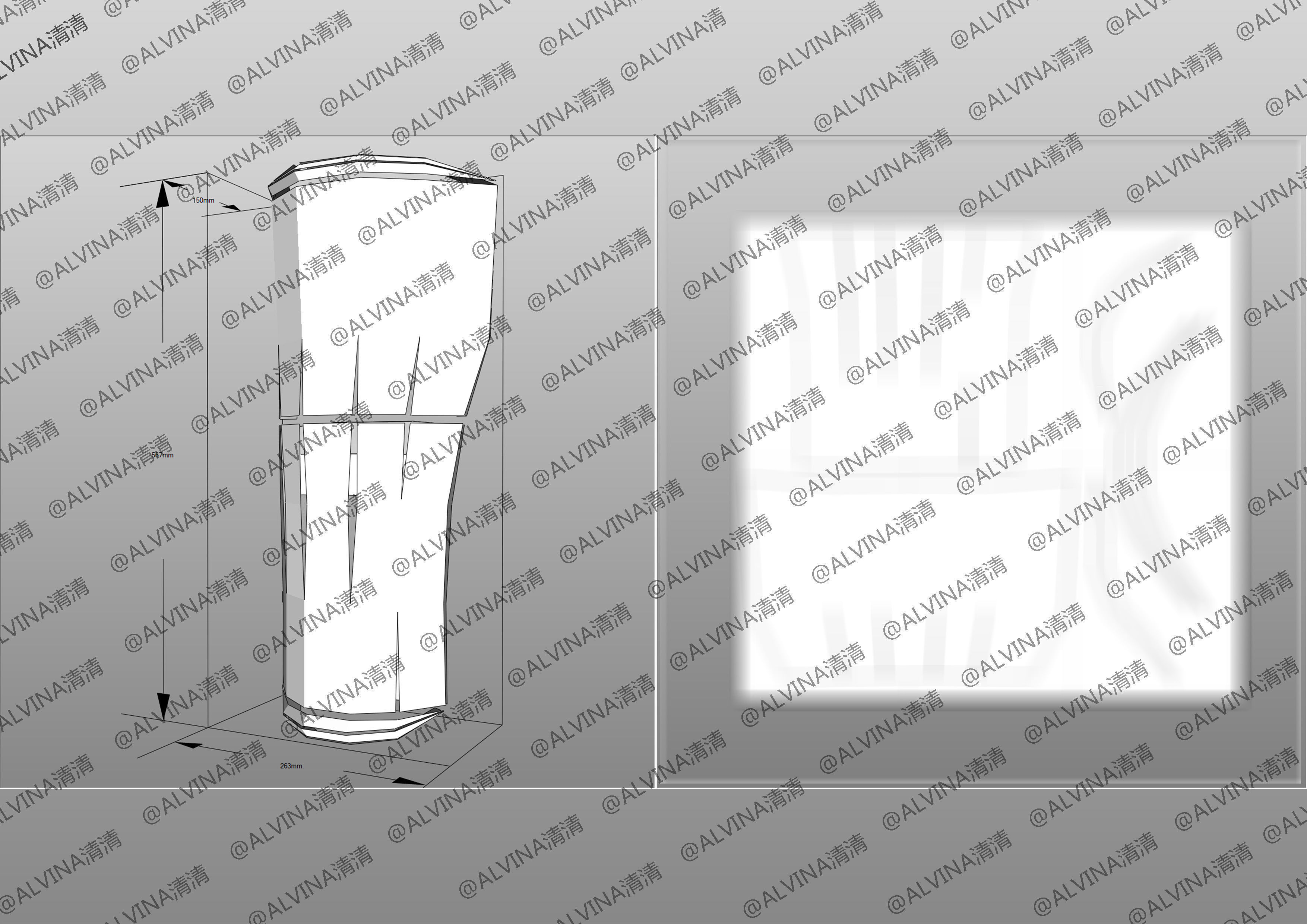 3D model Jin Roh Armor - DIY Cosplay Pepakura Foam Template VR / AR ...