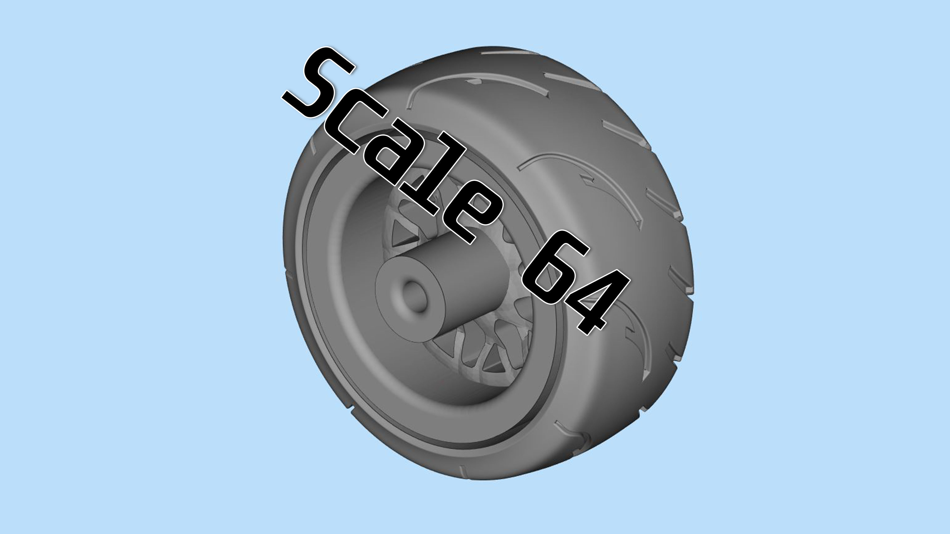 High detail Wheel 3d model STL files for Scaled Tire Rims 3D model 3D ...