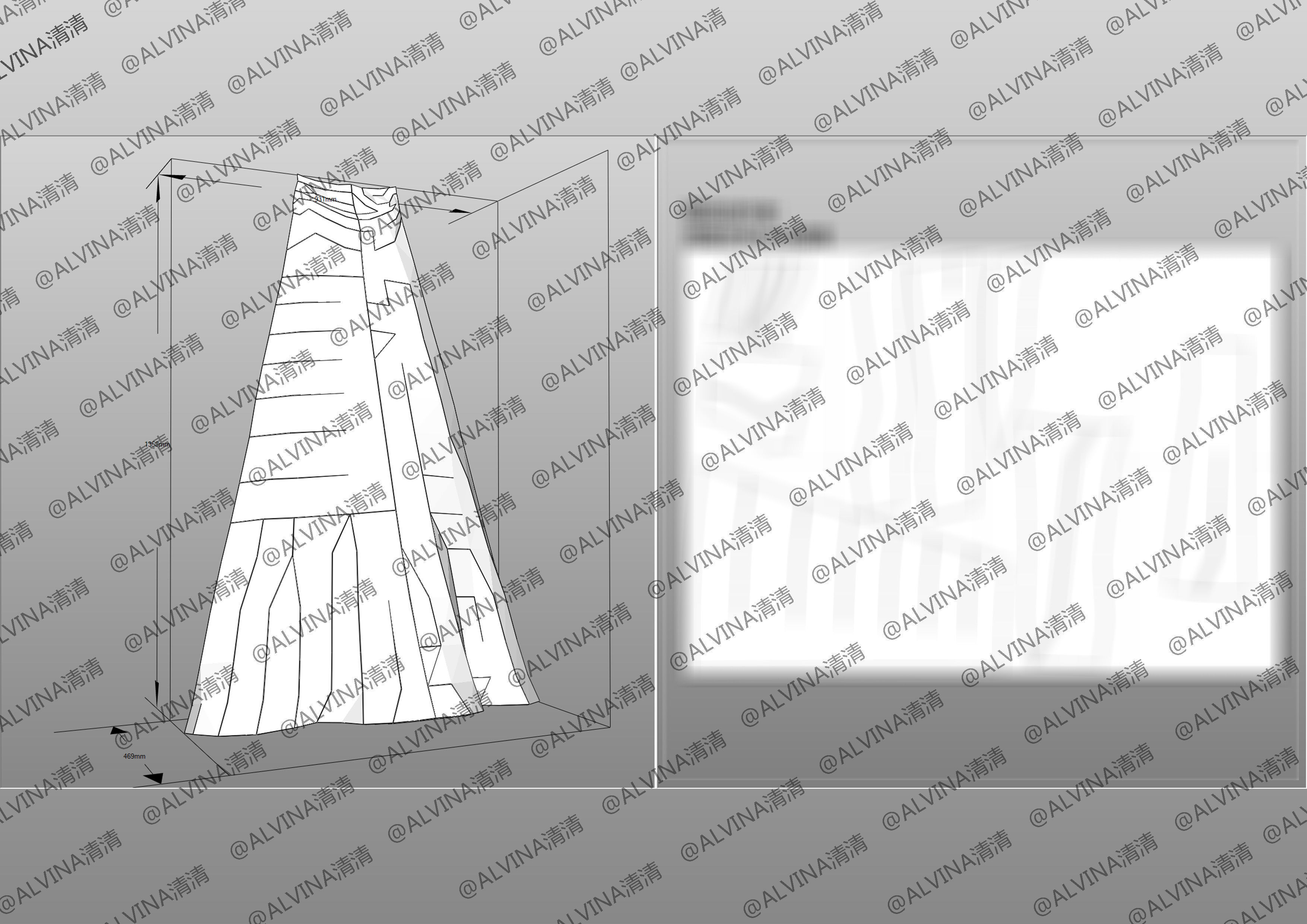 3D model SAOLR Kirito Integrity Knight Armor - DIY Cosplay Pepakura ...